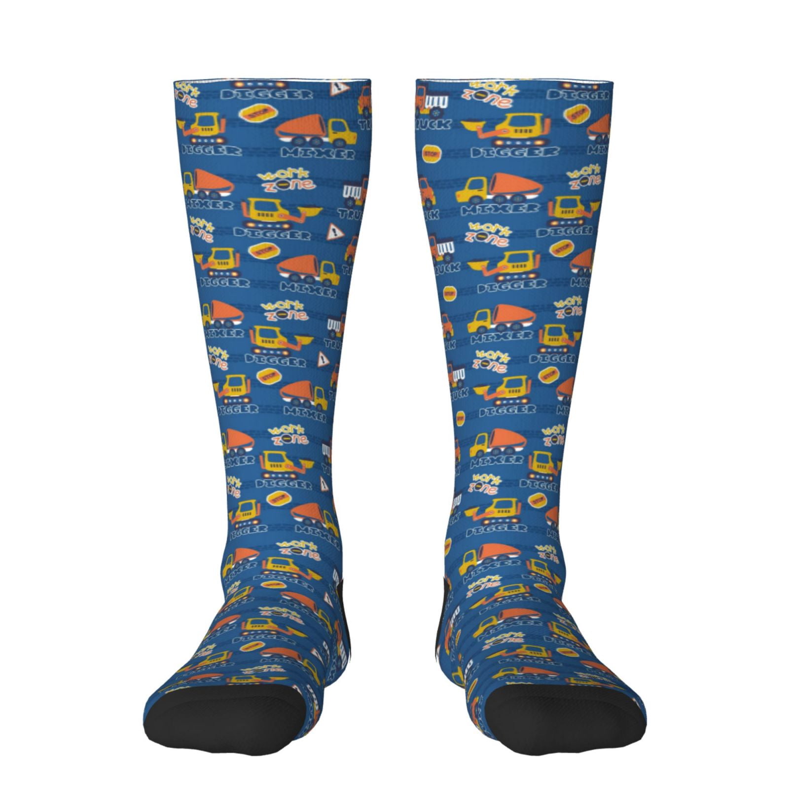Sigee Construction Vehicles for Socks for Men Women Gifts for Him ...