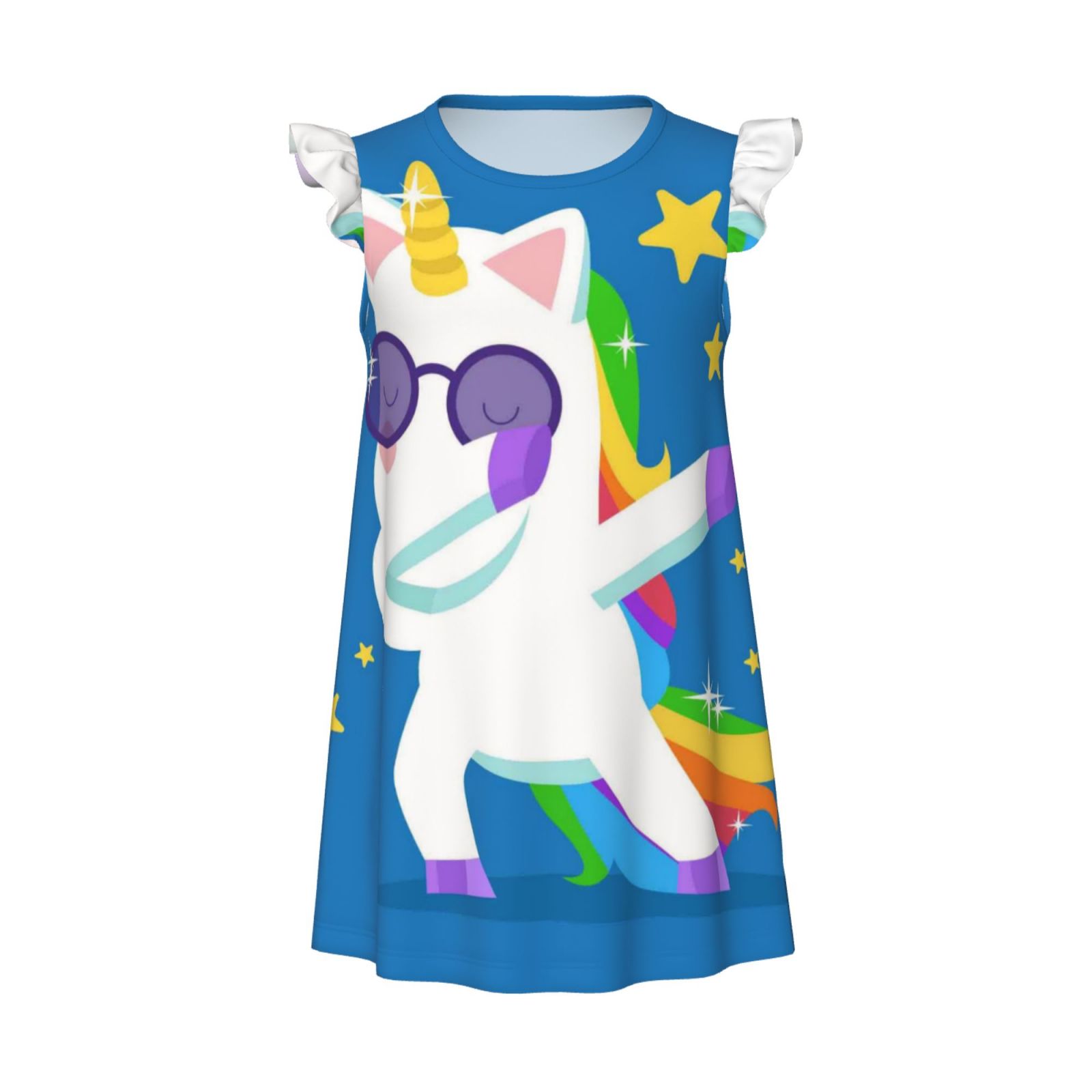 Sigee Cool Unicorn Star Golden for Girls Sleepwear Nightie,Night Sleep ...