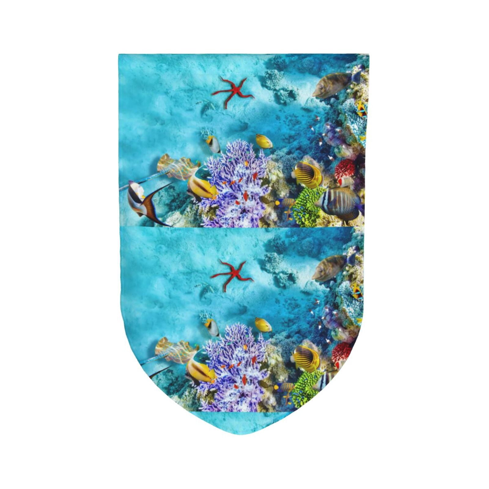 Sigee Corals and Tropical Fish Printed Flag12.5 * 18in Outdoor Yard ...