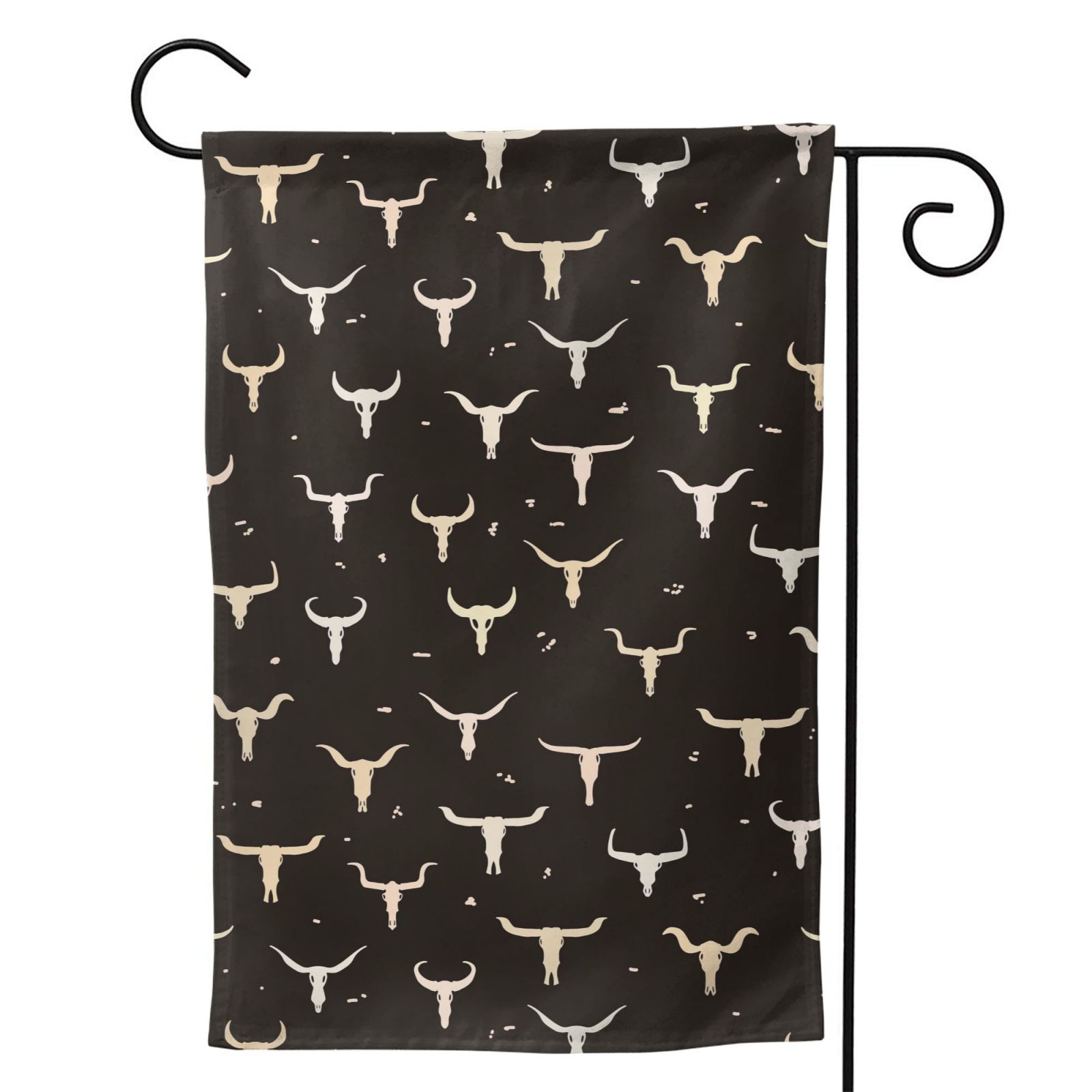 Sigee Cow Skulls for Live Happy Decorative Small Garden Flag,Double ...