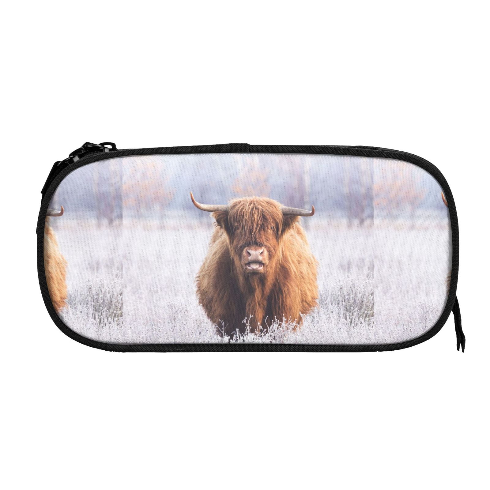 Sigee Cow for Portable Pencil Pouch with Zipper for Students, Artists ...