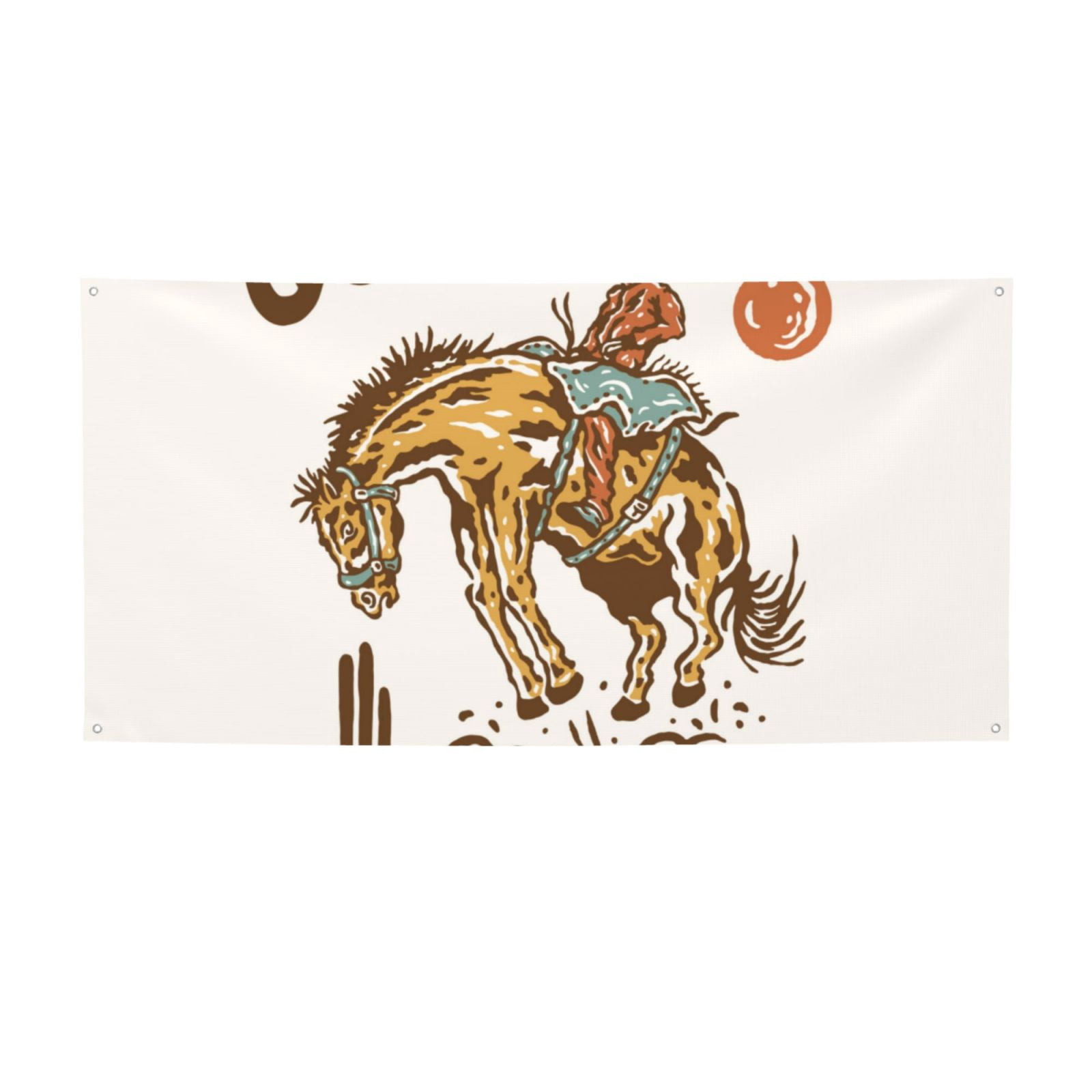 Sigee Cowboy Up Vintage Wild West for Large Happy Holiday Banner for ...