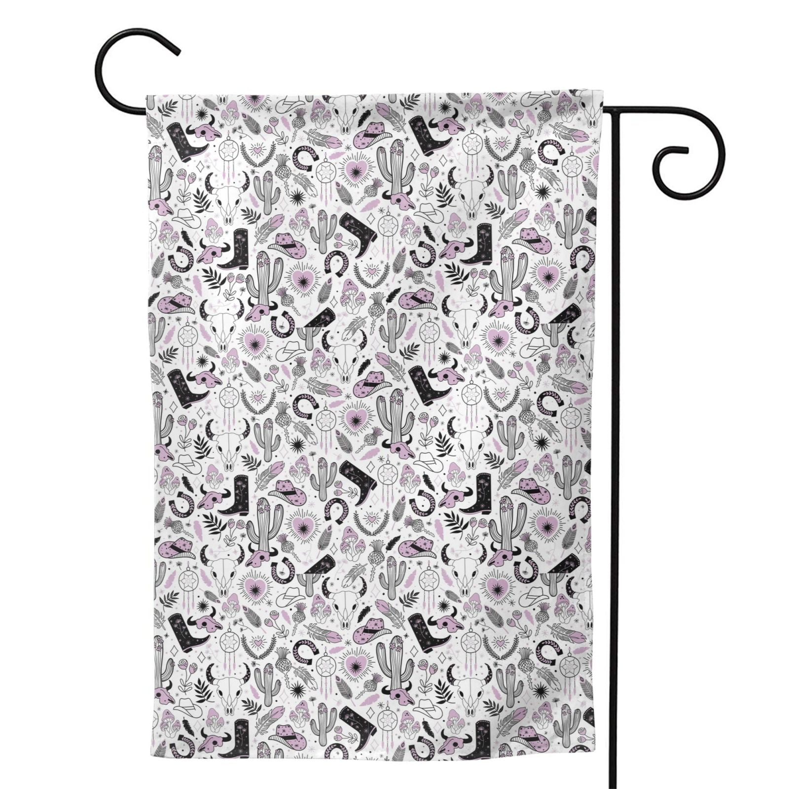 Sigee Cowboy for Live Happy Decorative Small Garden Flag,Double Sided ...