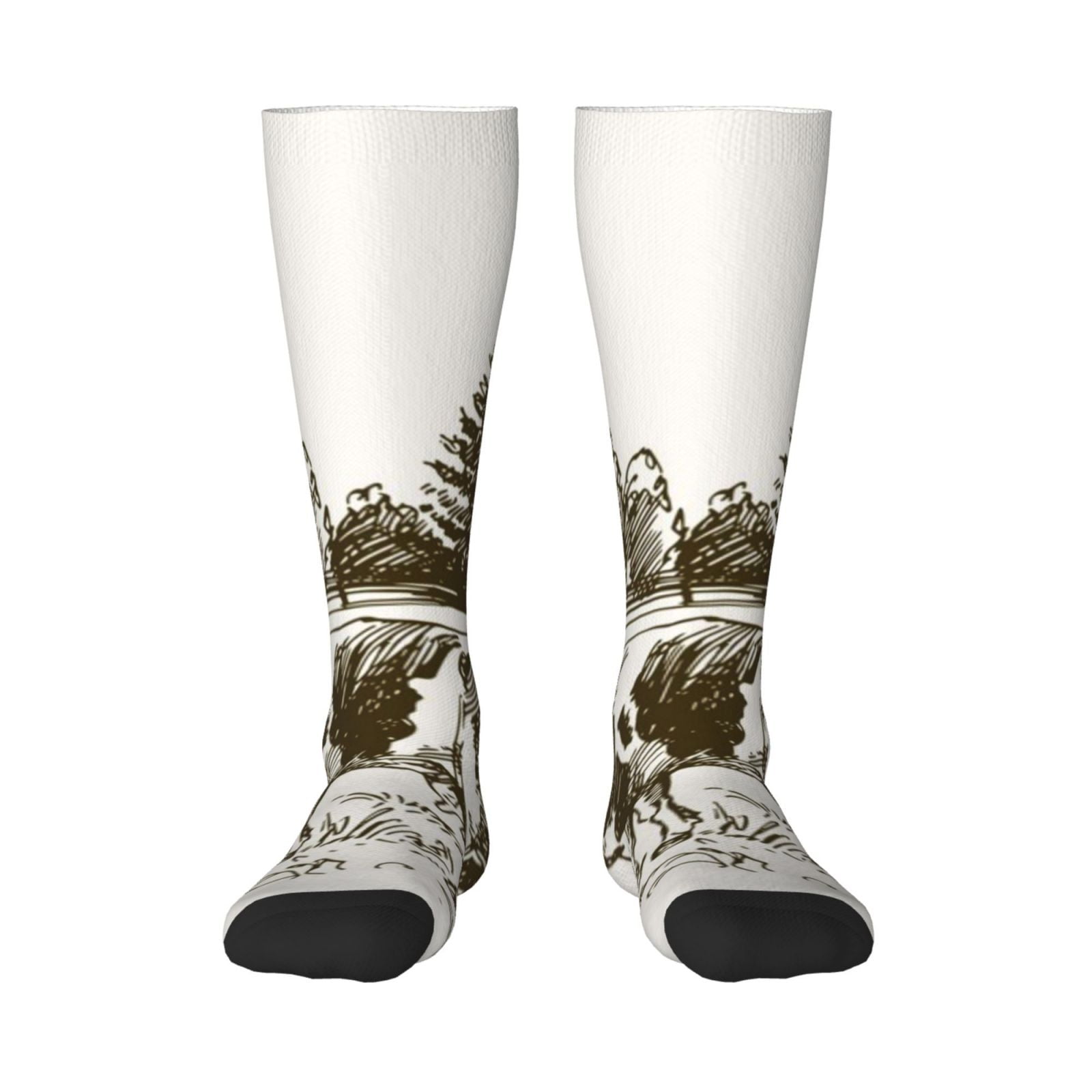 Sigee Cows Grazing On The Meadow for Socks for Men Women Socks Stocking ...