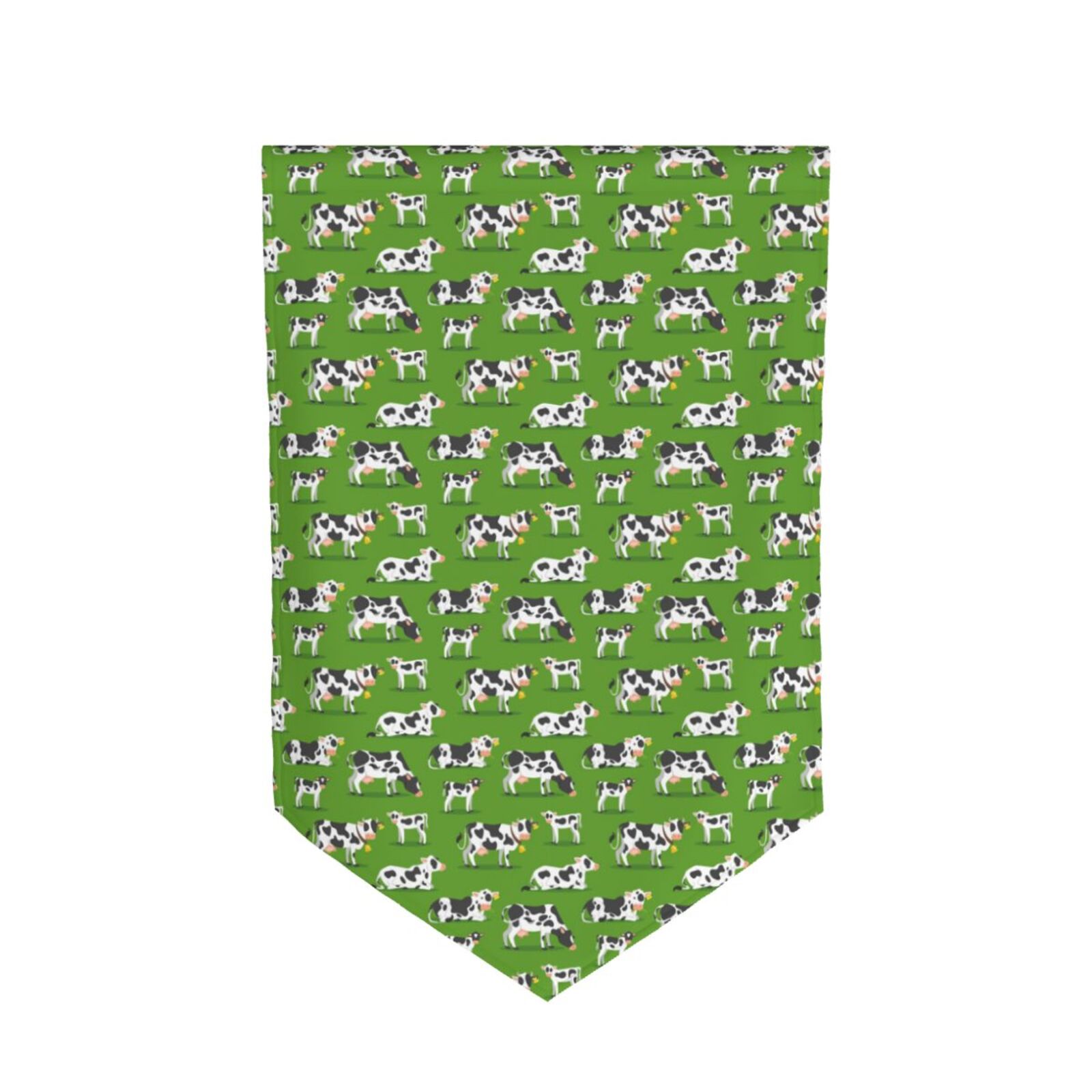 Sigee Cows With Calfs Green Printed Flag12.5 * 18in Outdoor Yard Flags ...