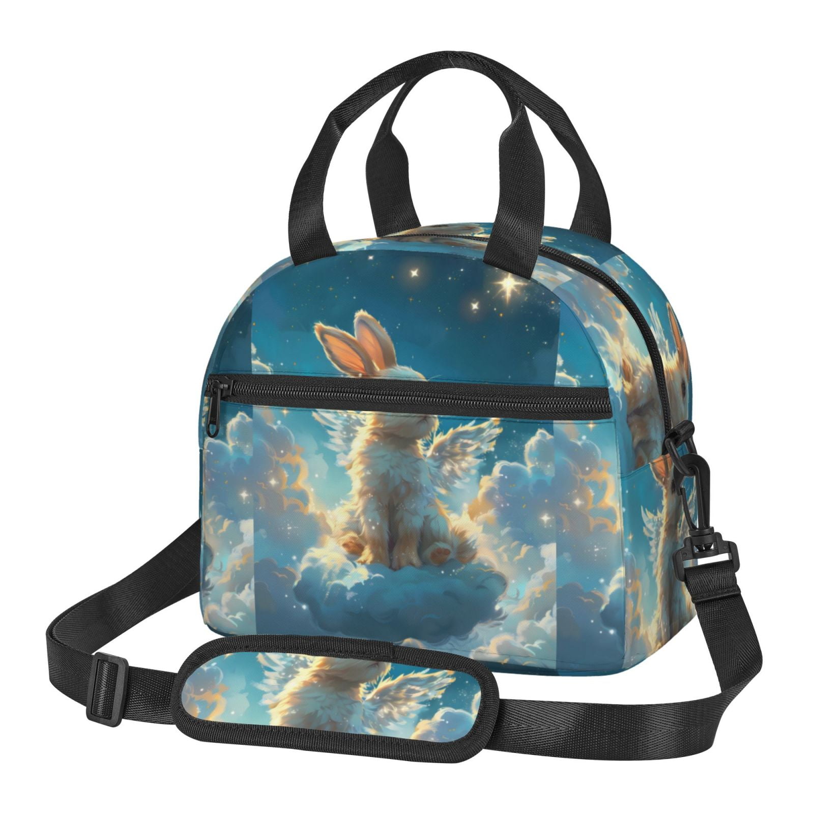 Sigee Cute Angel Winged Rabbit for Reusable Lunch Box for Men/Women for ...