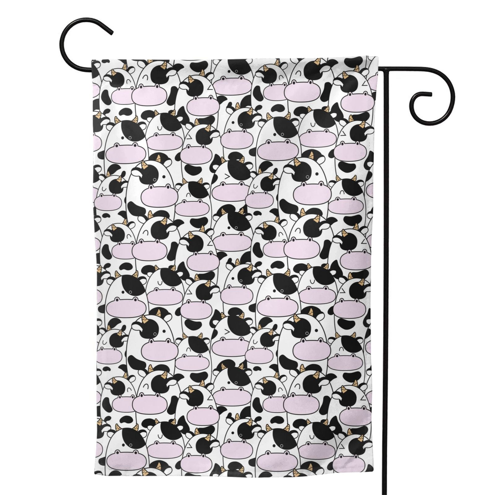 Sigee Cute Animal with Cow for Live Happy Decorative Small Garden Flag ...