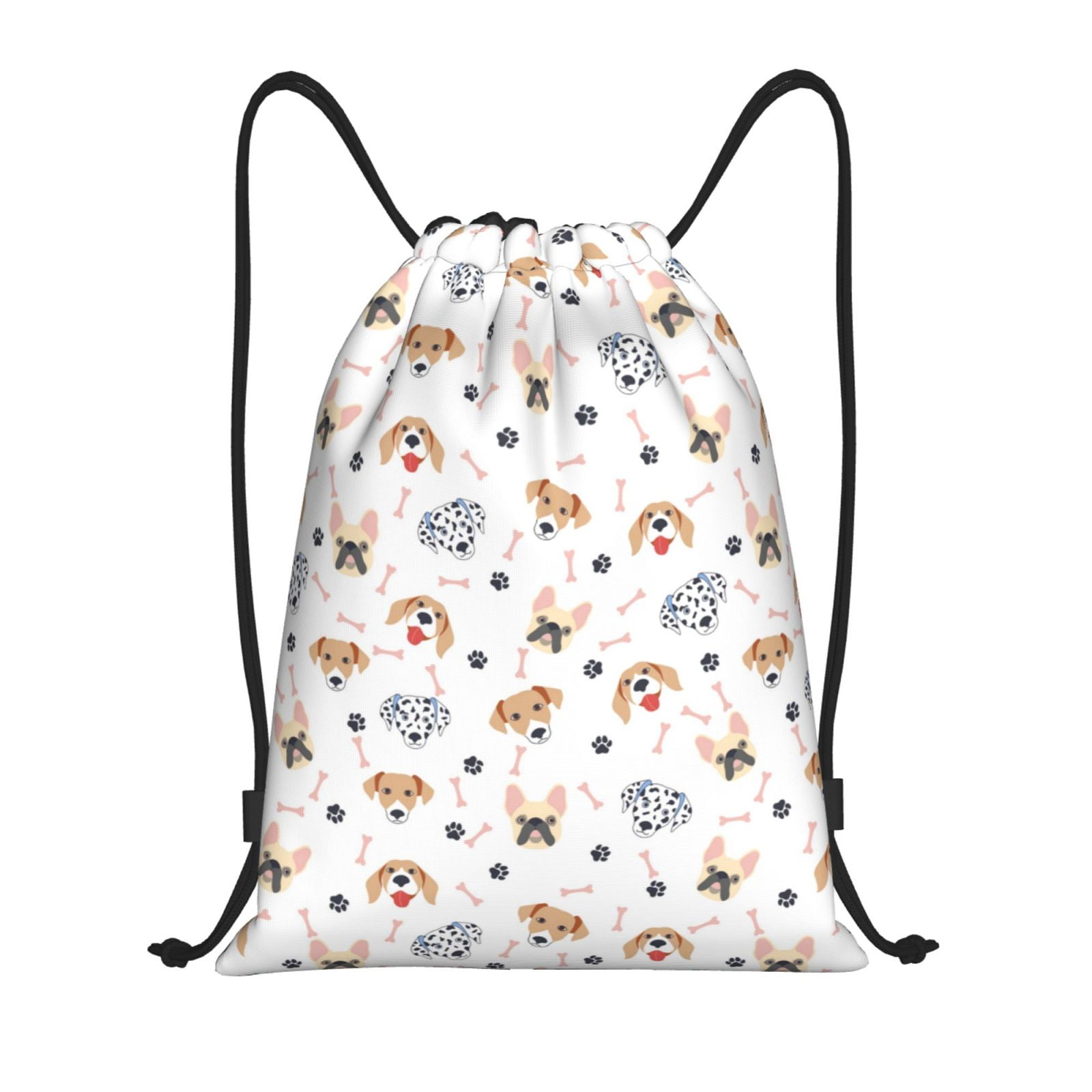 Sigee Cute Cartoon Dogs for Drawstring Bag String Backpack for Sports ...