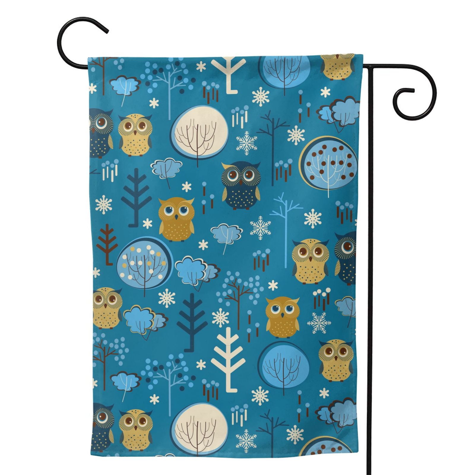 Sigee Cute Colorful Owls And Trees for Live Happy Decorative Small ...