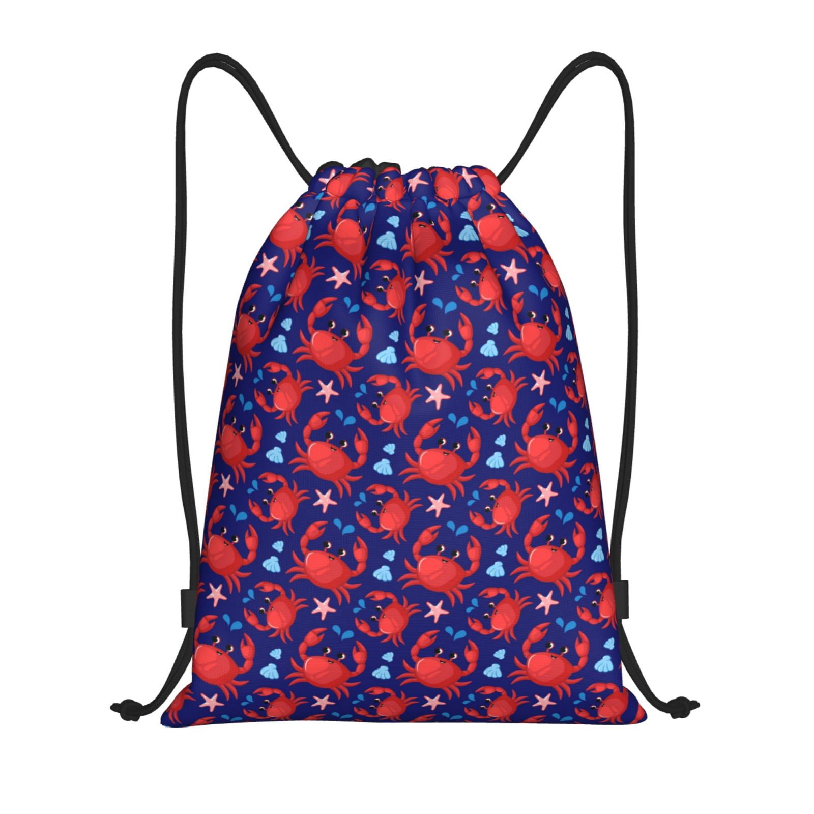 Sigee Cute Crabs for Drawstring Bag String Backpack for Sports, Gym ...
