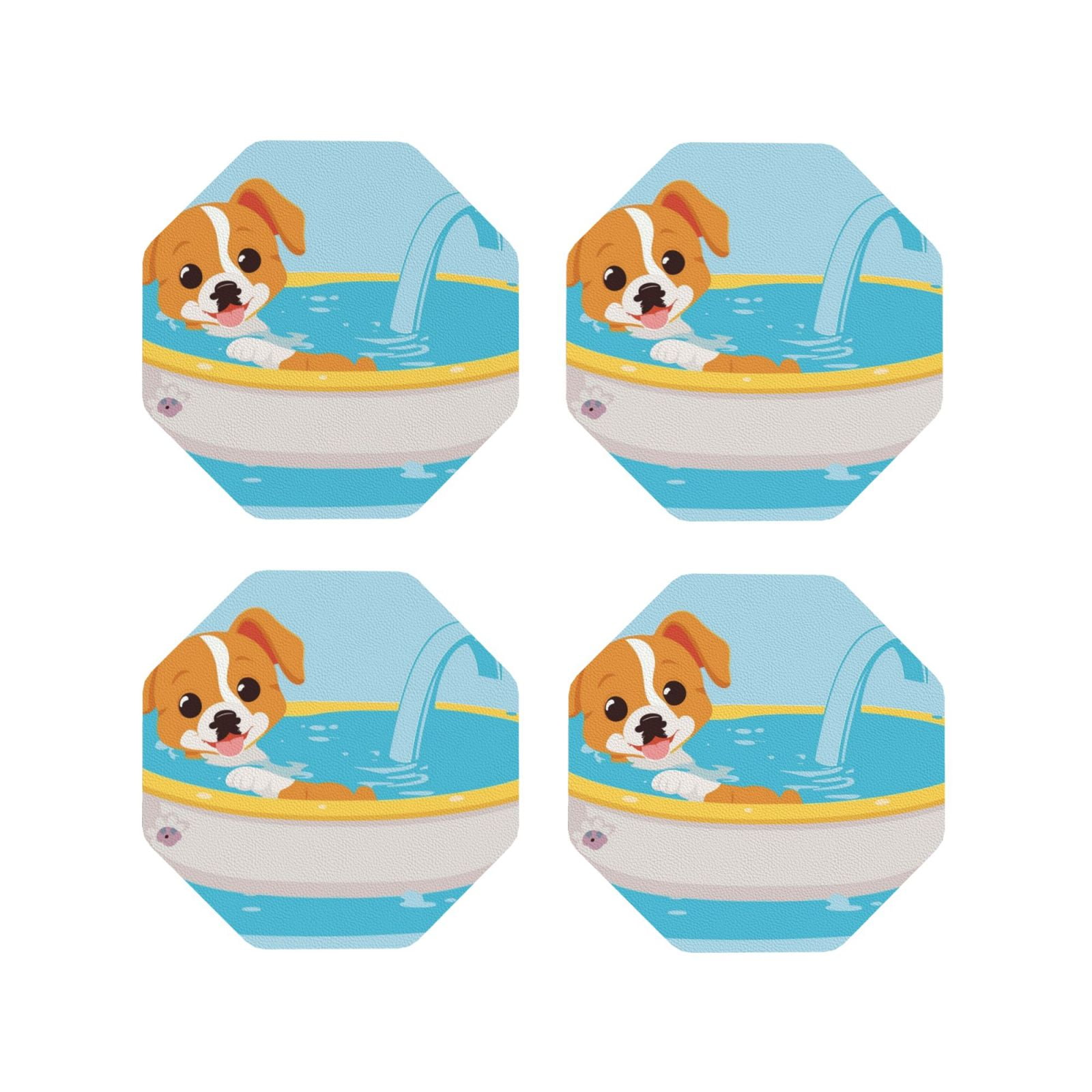 Sigee Cute Dog In Bath for Water-Resistant, Heat-Resistant, Non-Slip ...