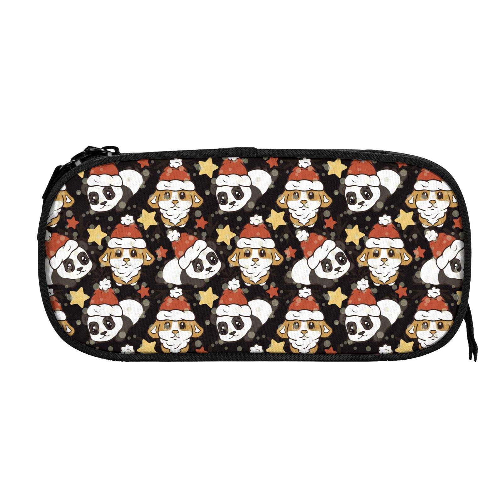 Sigee Cute Dog Panda for Portable Pencil Pouch with Zipper for Students ...
