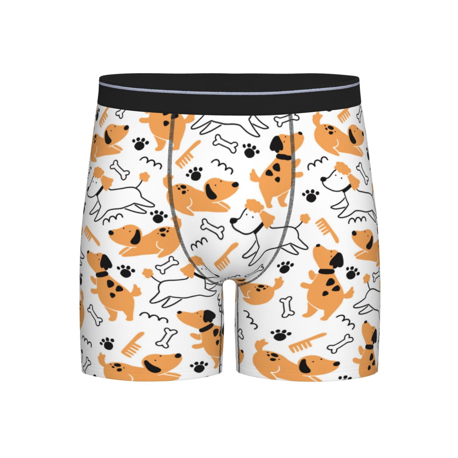 Sigee Cute Dog for Men's Boxer Briefs,Moisture Wicking and Breathable ...