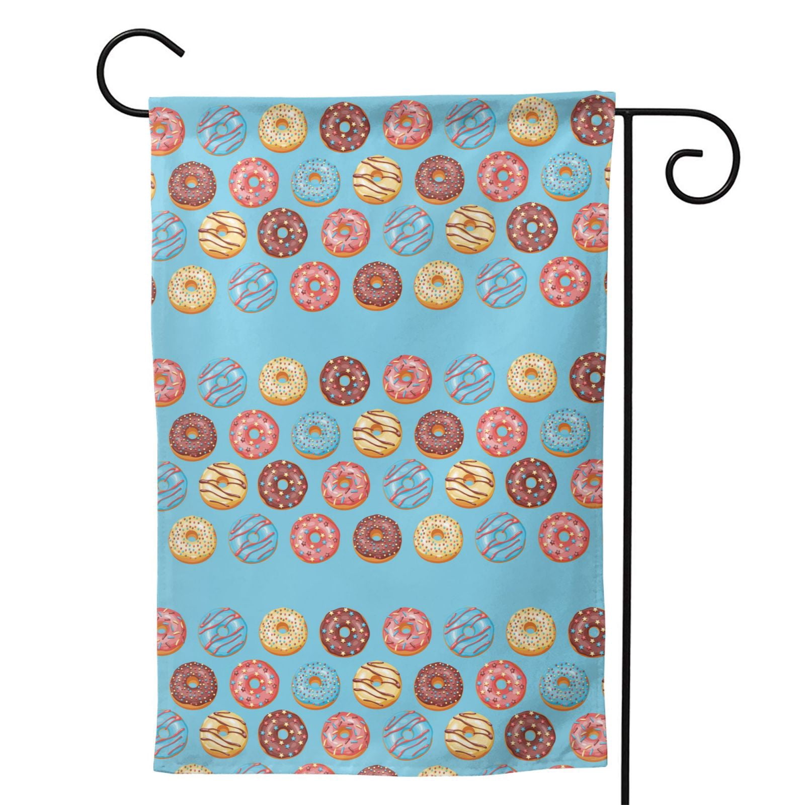 Sigee Cute Donut for Live Happy Decorative Small Garden Flag,Double ...