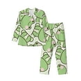 Sigee Cute Frog for Pajamas for Men Two-piece Men's Sleepwear Long-Sleeved Pjs Sets- - Walmart.com