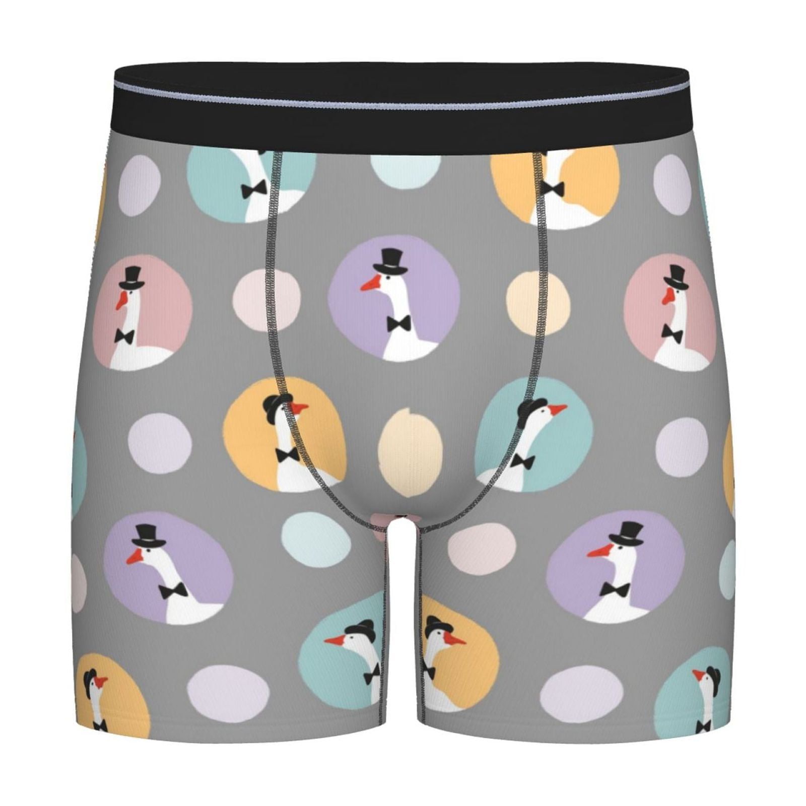 Sigee Cute Geese for Men's Boxer Briefs,Moisture Wicking and Breathable ...