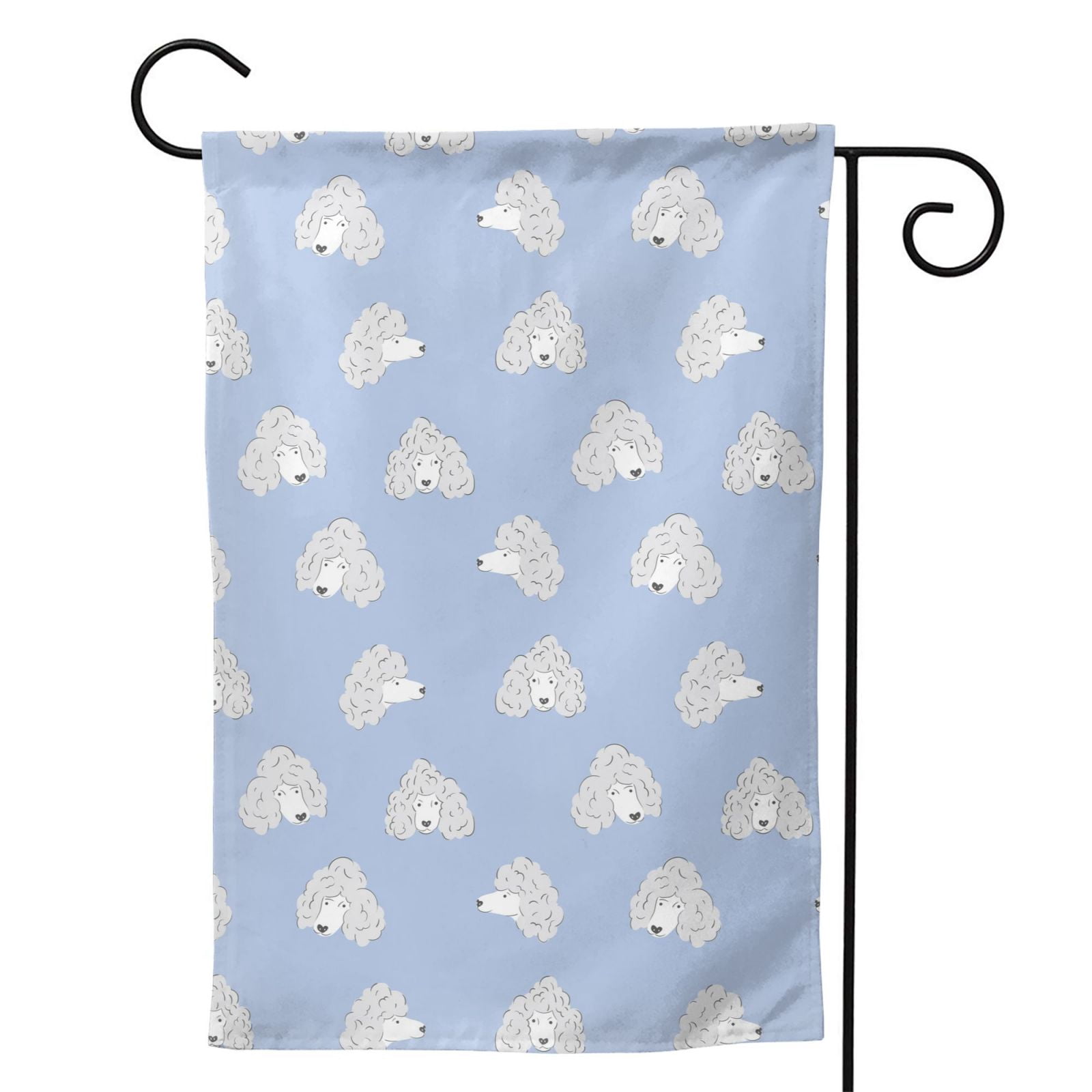 Sigee Cute Poodle Dog for Live Happy Decorative Small Garden Flag ...