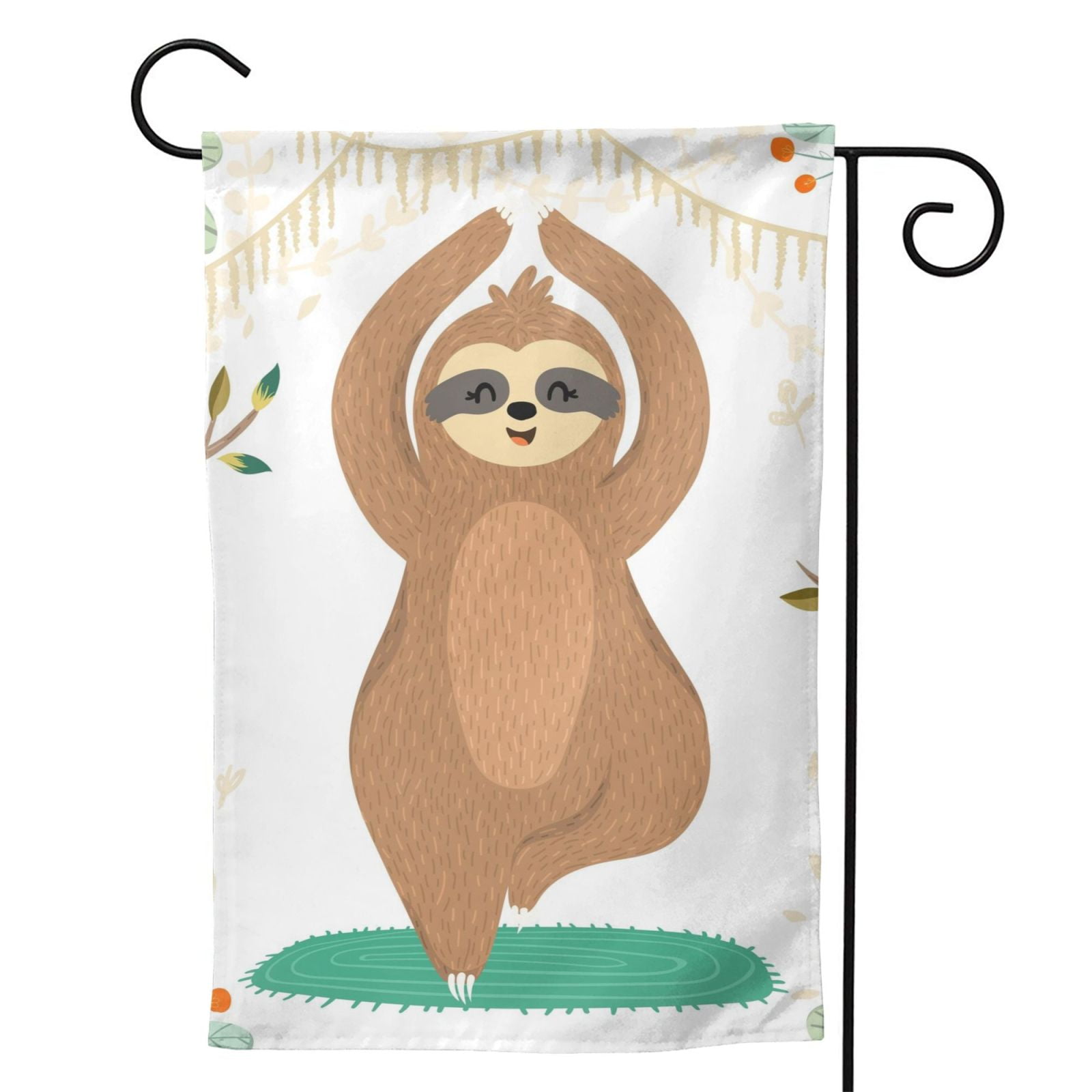 Sigee Cute Sloth In Yoga Pose Tree for Live Happy Decorative Small ...