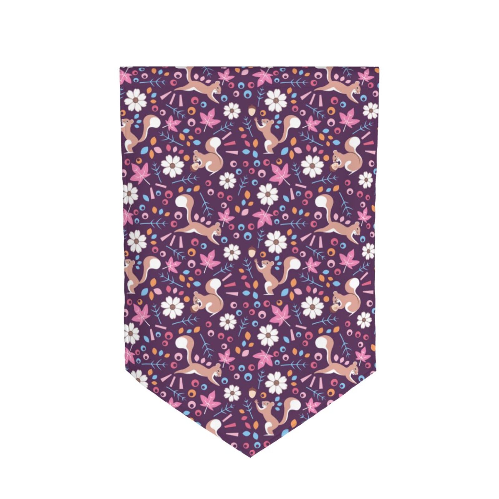 Sigee Cute Squirrel Floral Printed Flag12.5 * 18in Outdoor Yard Flags ...