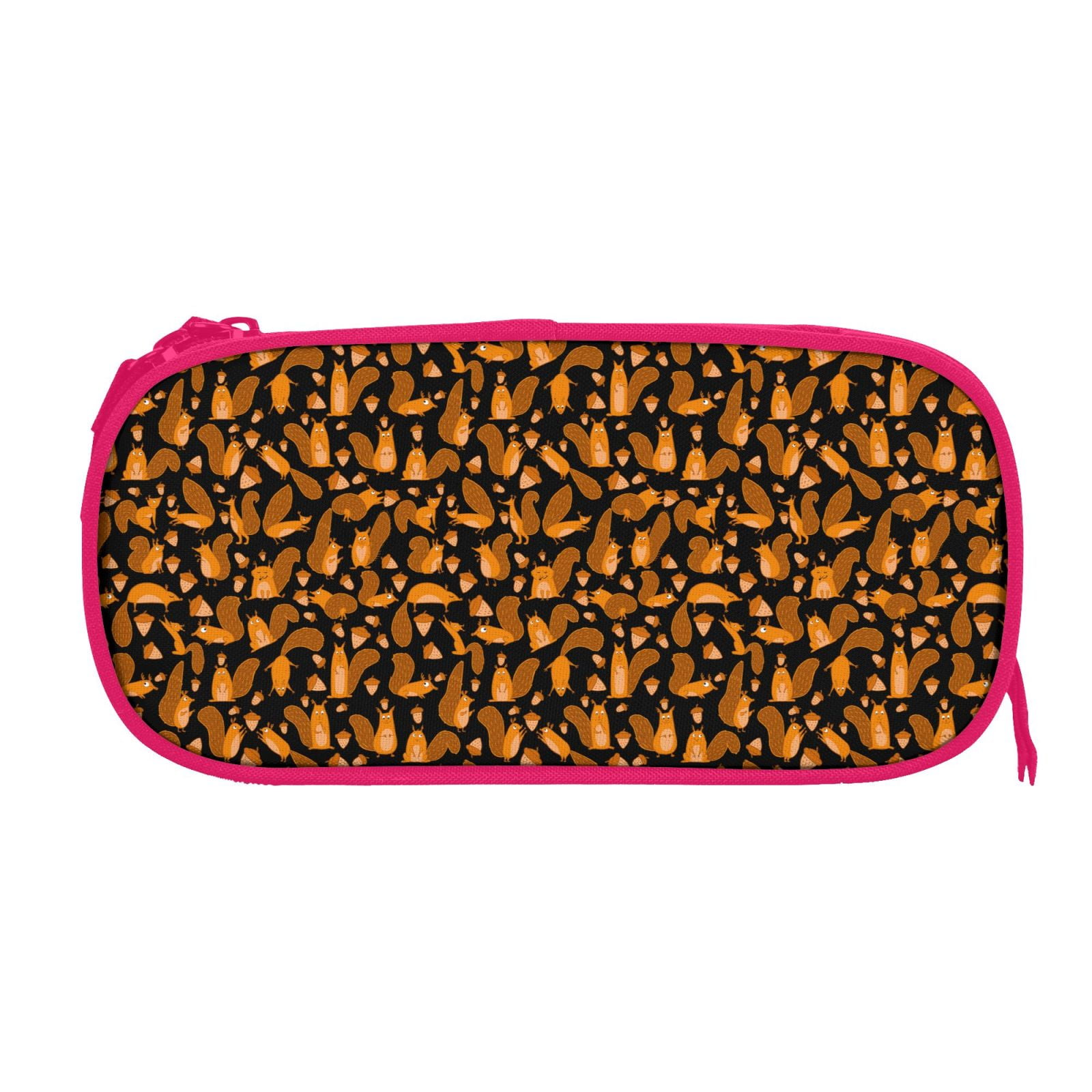 Sigee Cute Squirrel for Portable Pencil Pouch with Zipper for Students ...