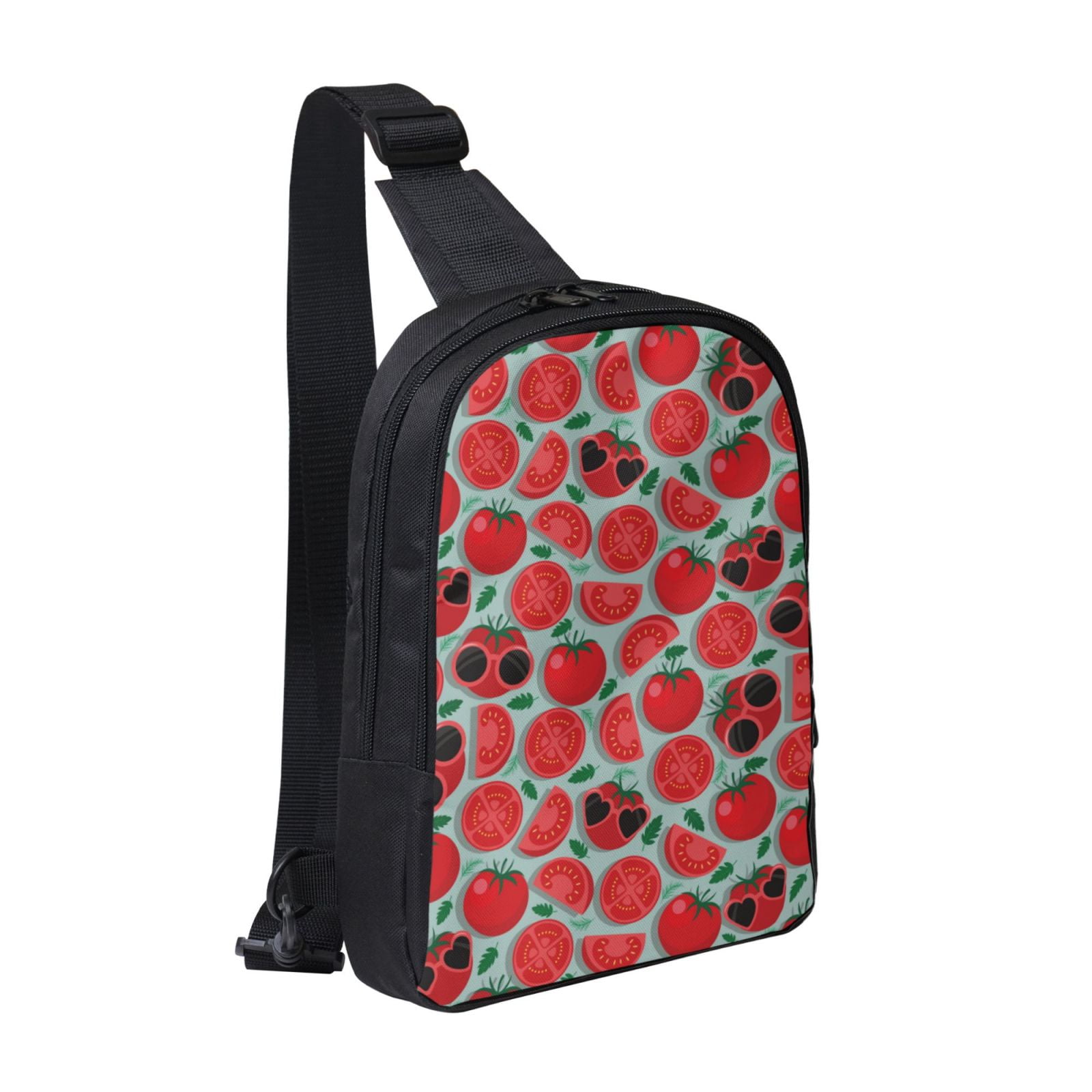 Sigee Cute Tomato for Dual Pocket Sling Backpack Hiking Daypack ...