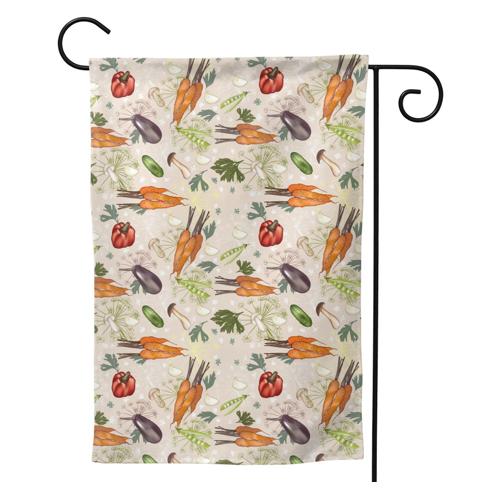 Sigee Cute Vegetables for Live Happy Decorative Small Garden Flag ...