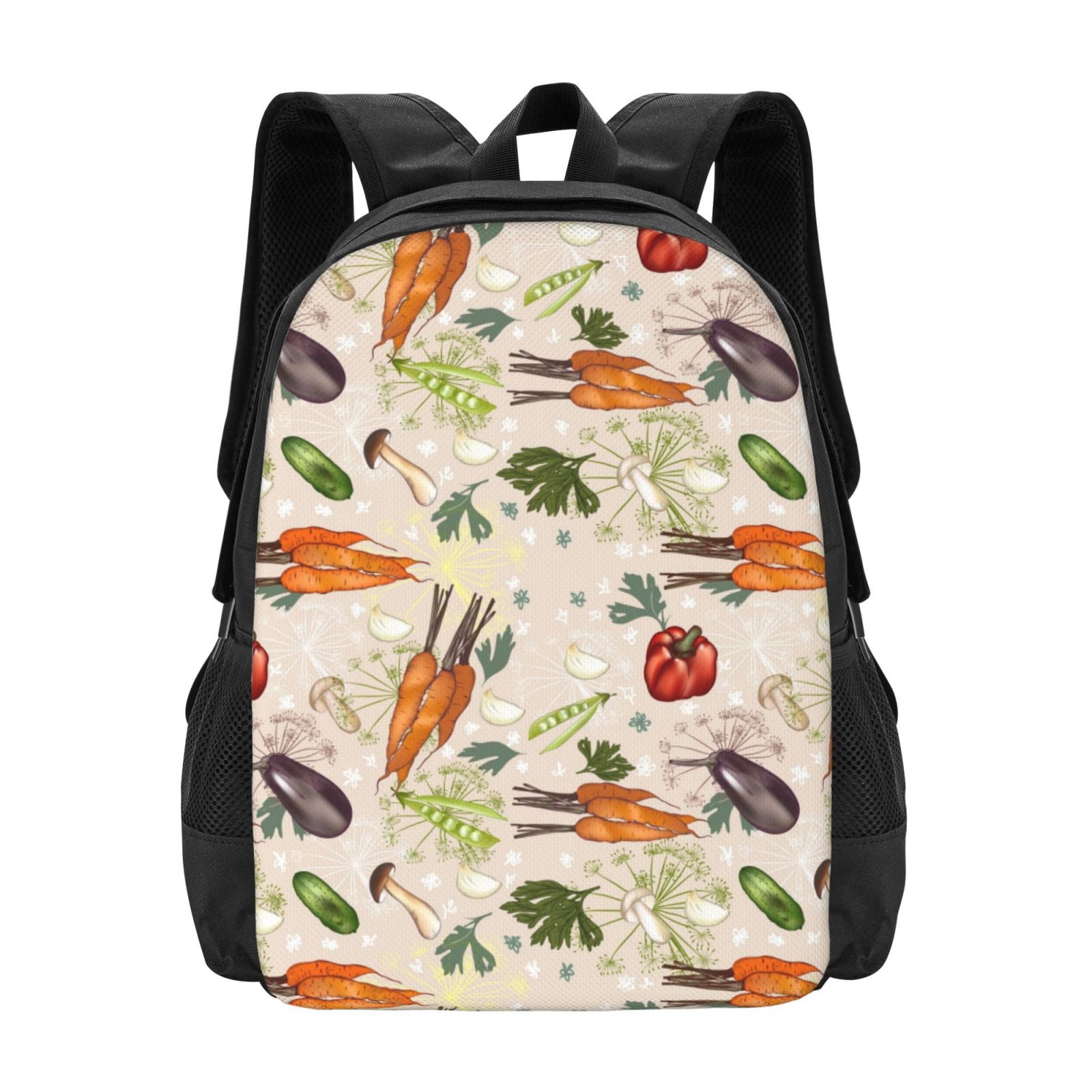 Sigee Cute Vegetables for Simple large capacity backpack Travel Laptop ...