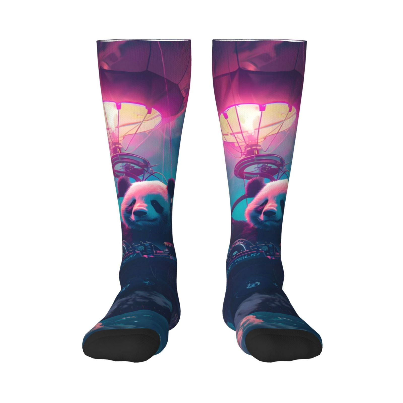 Sigee DJ Panda Hot Air Balloon for Socks for Men Women Socks Stocking ...