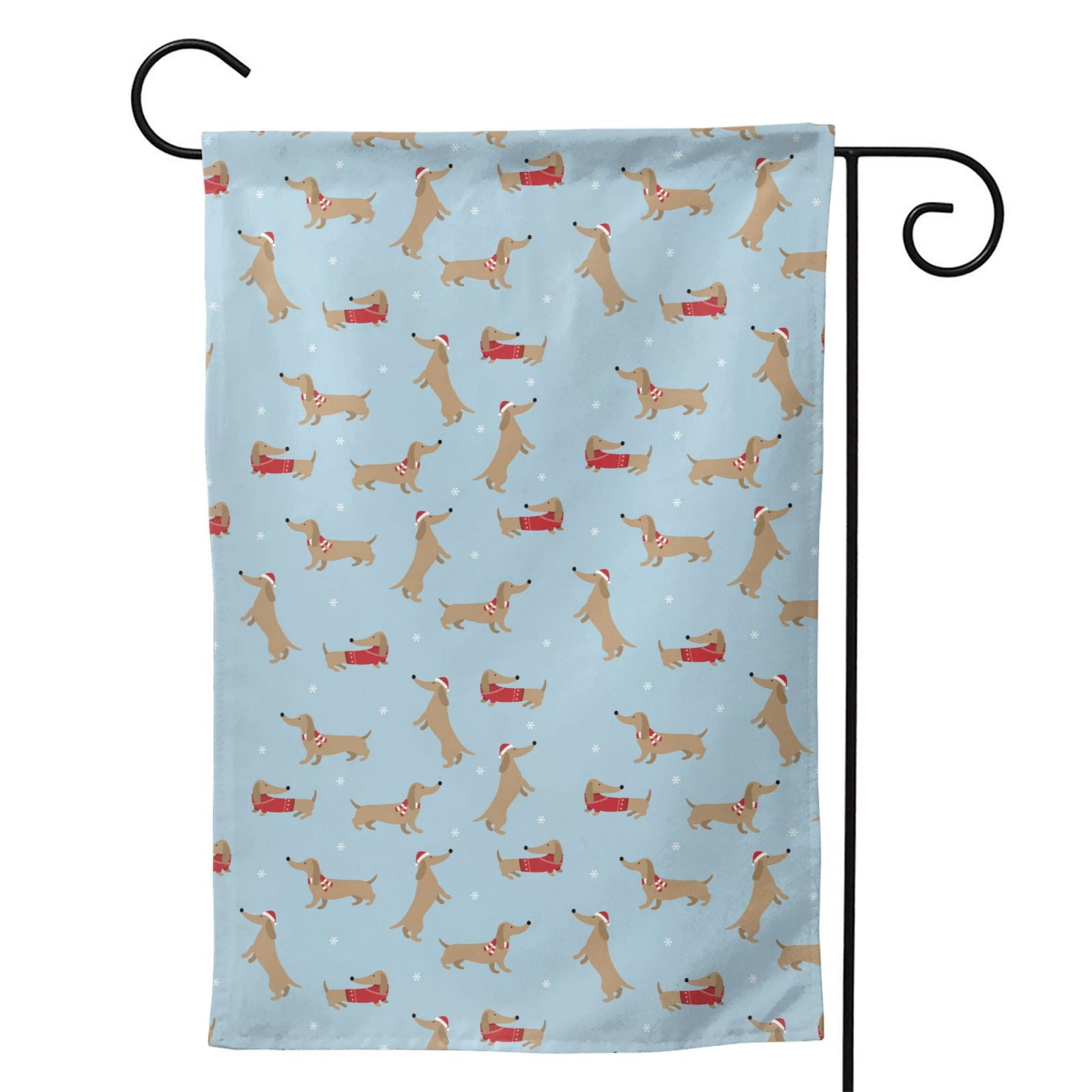 Sigee Dachshund Dog for Live Happy Decorative Small Garden Flag,Double ...