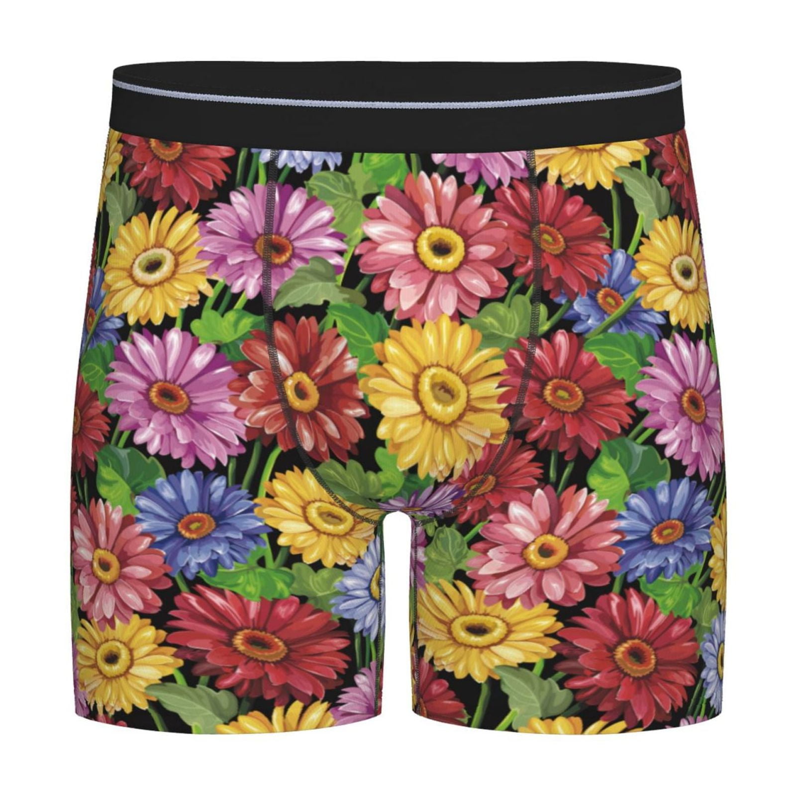 Sigee Daisies Flowers for Men's Boxer Briefs,Moisture Wicking and ...