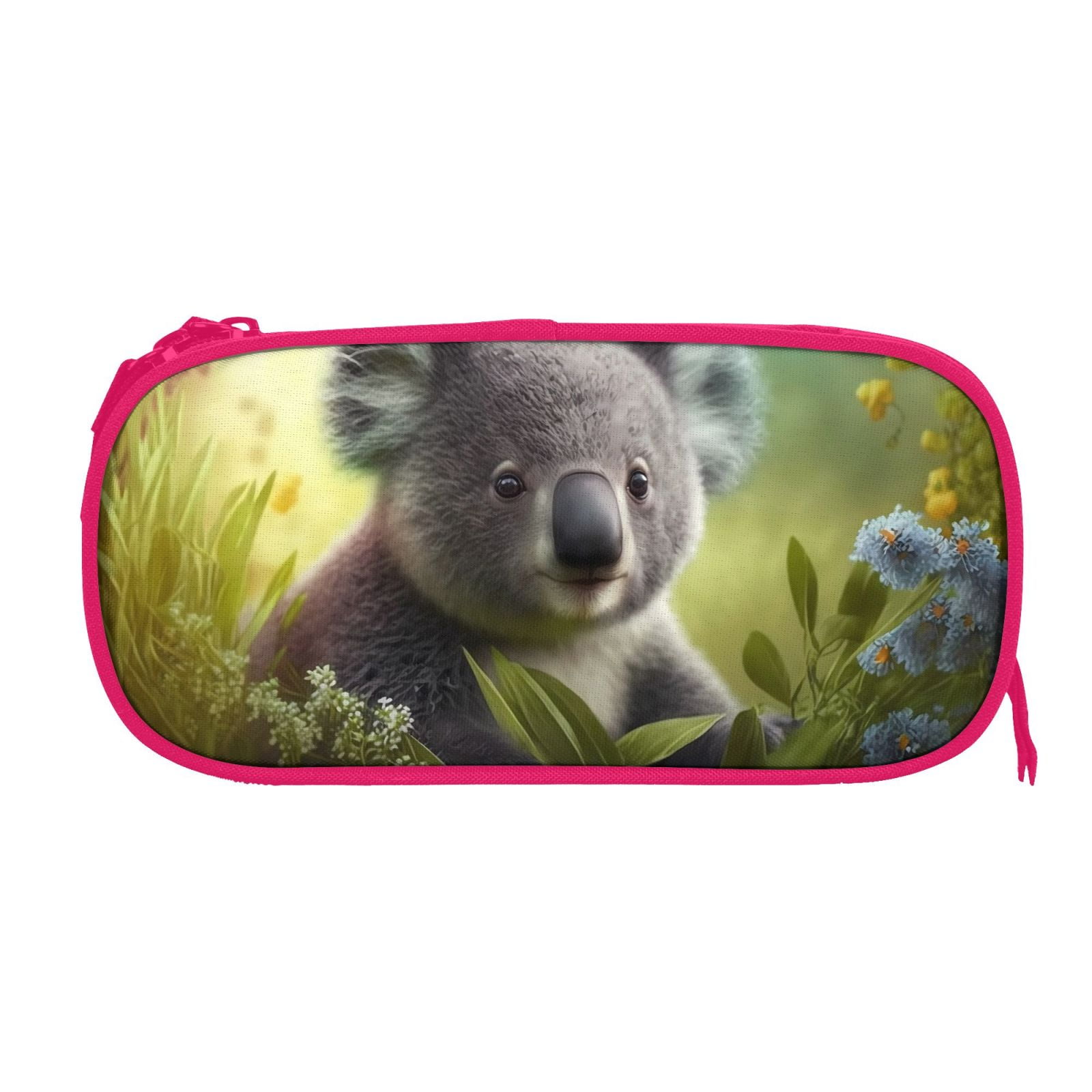 Sigee Daisy Koala for Portable Pencil Pouch with Zipper for Students ...