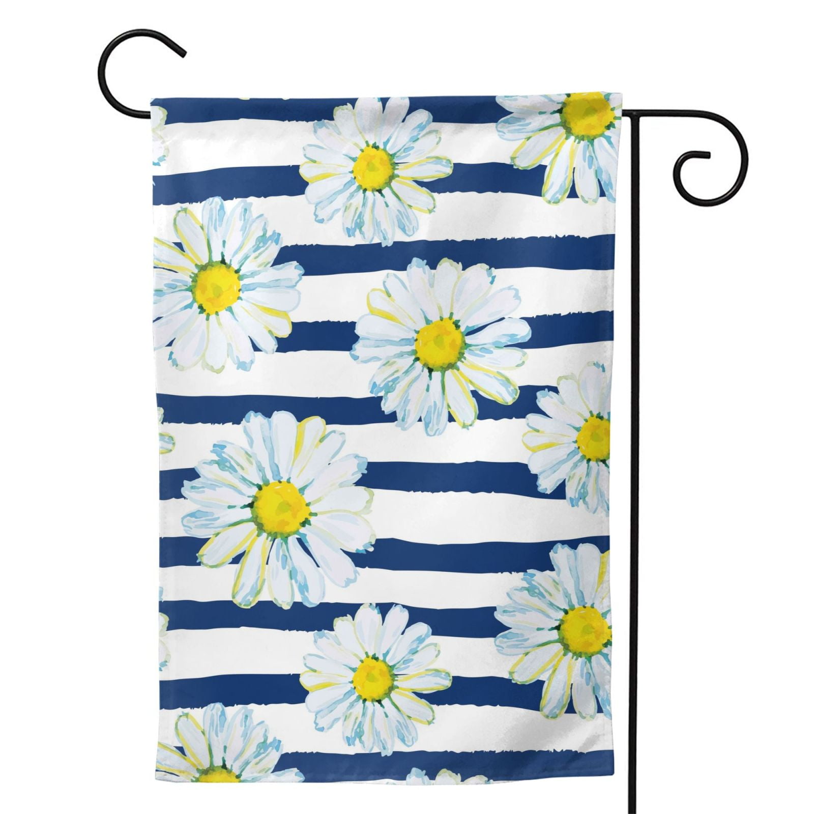 Sigee Daisy Striped Nautical for Live Happy Decorative Small Garden ...