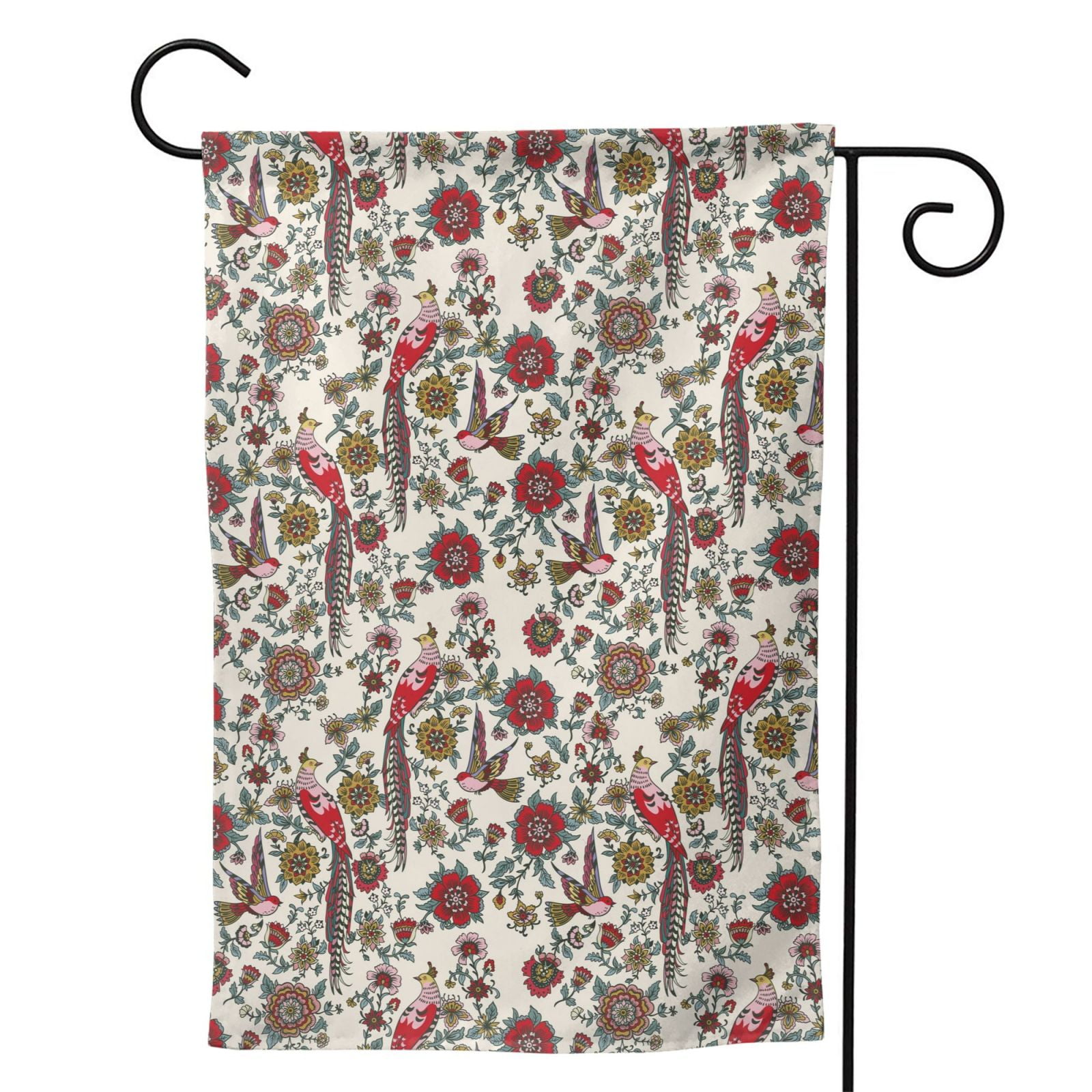 Sigee Dark Enchanted Flowers And Birds for Live Happy Decorative Small ...