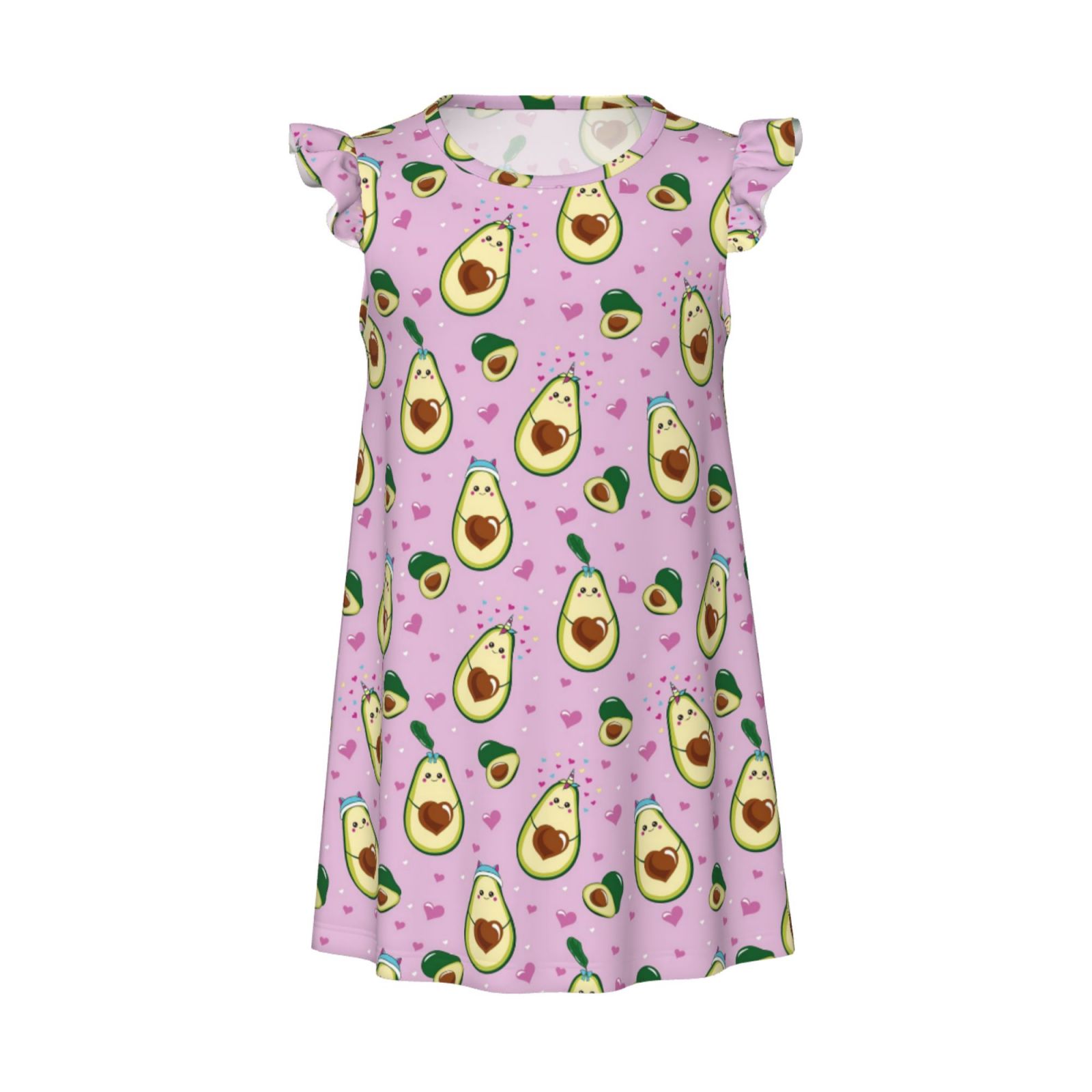 Sigee Different Avocados for Girls Sleepwear Nightie,Night Sleep Dress ...
