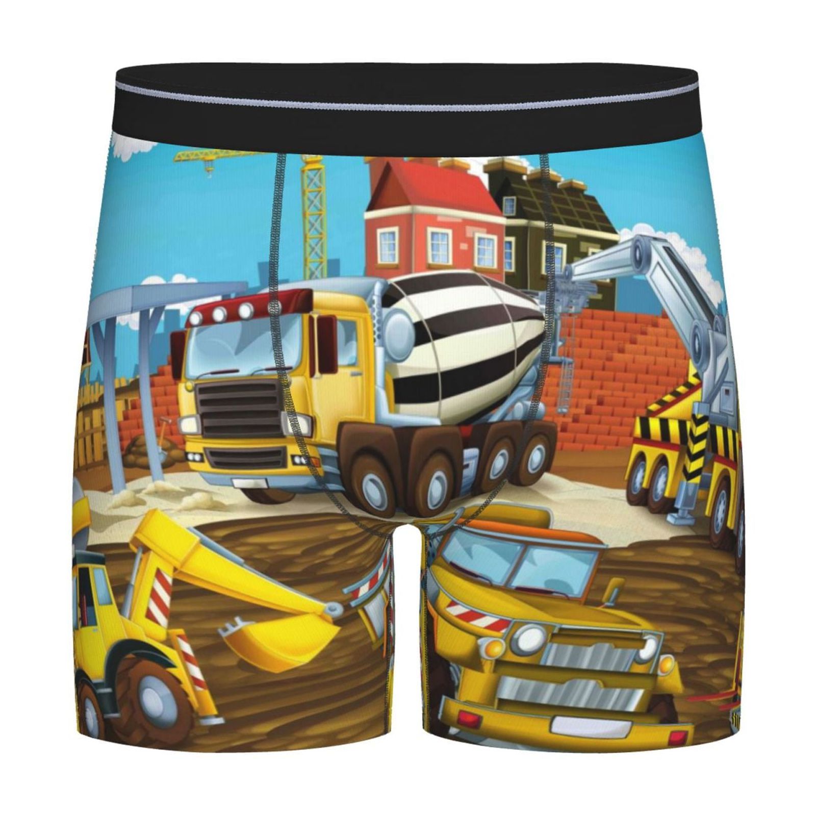 Sigee Different Construction Site Vehicles for Men's Boxer Briefs ...
