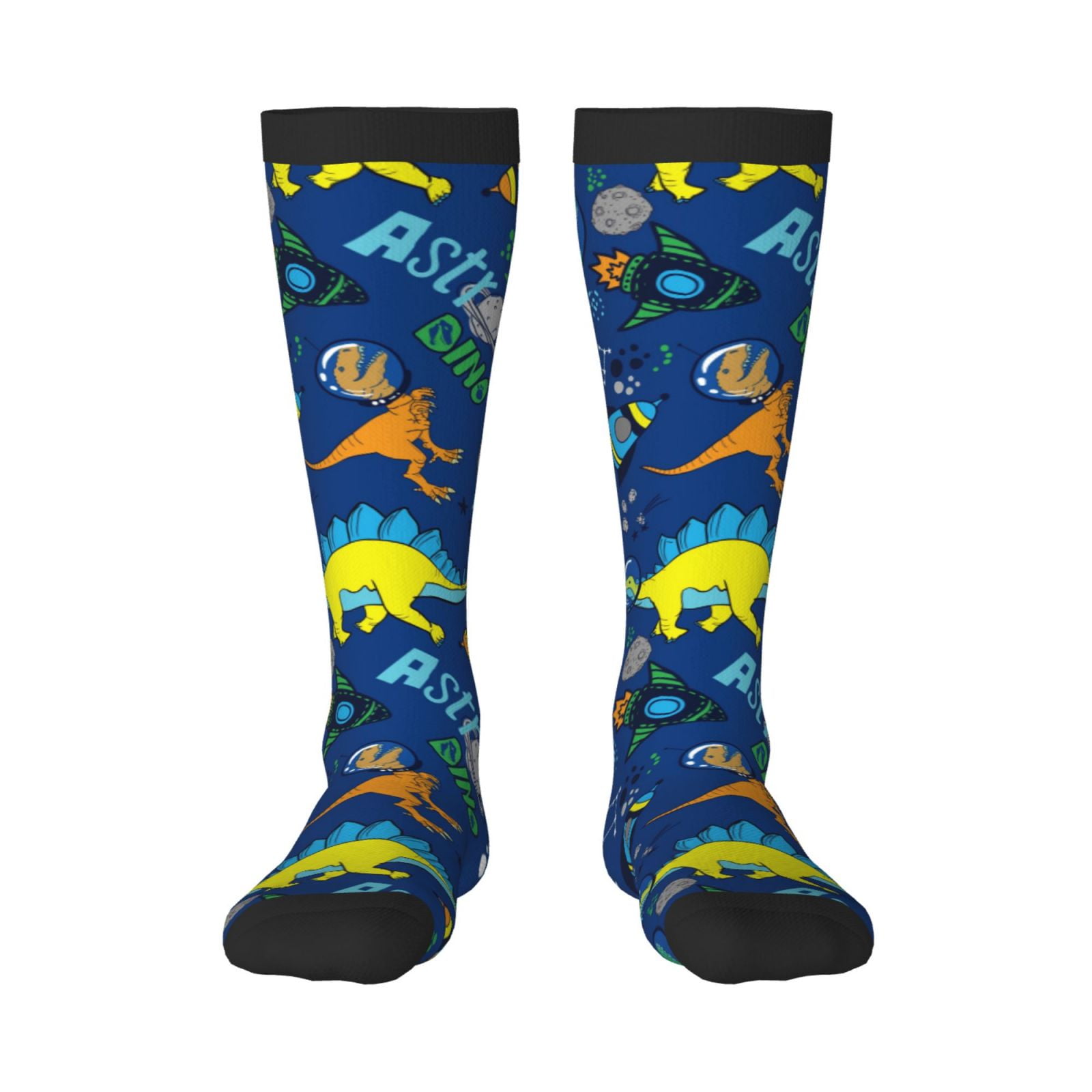 Sigee Dinosaur In Space for Socks for Men Women Gifts for Him Boyfriend ...