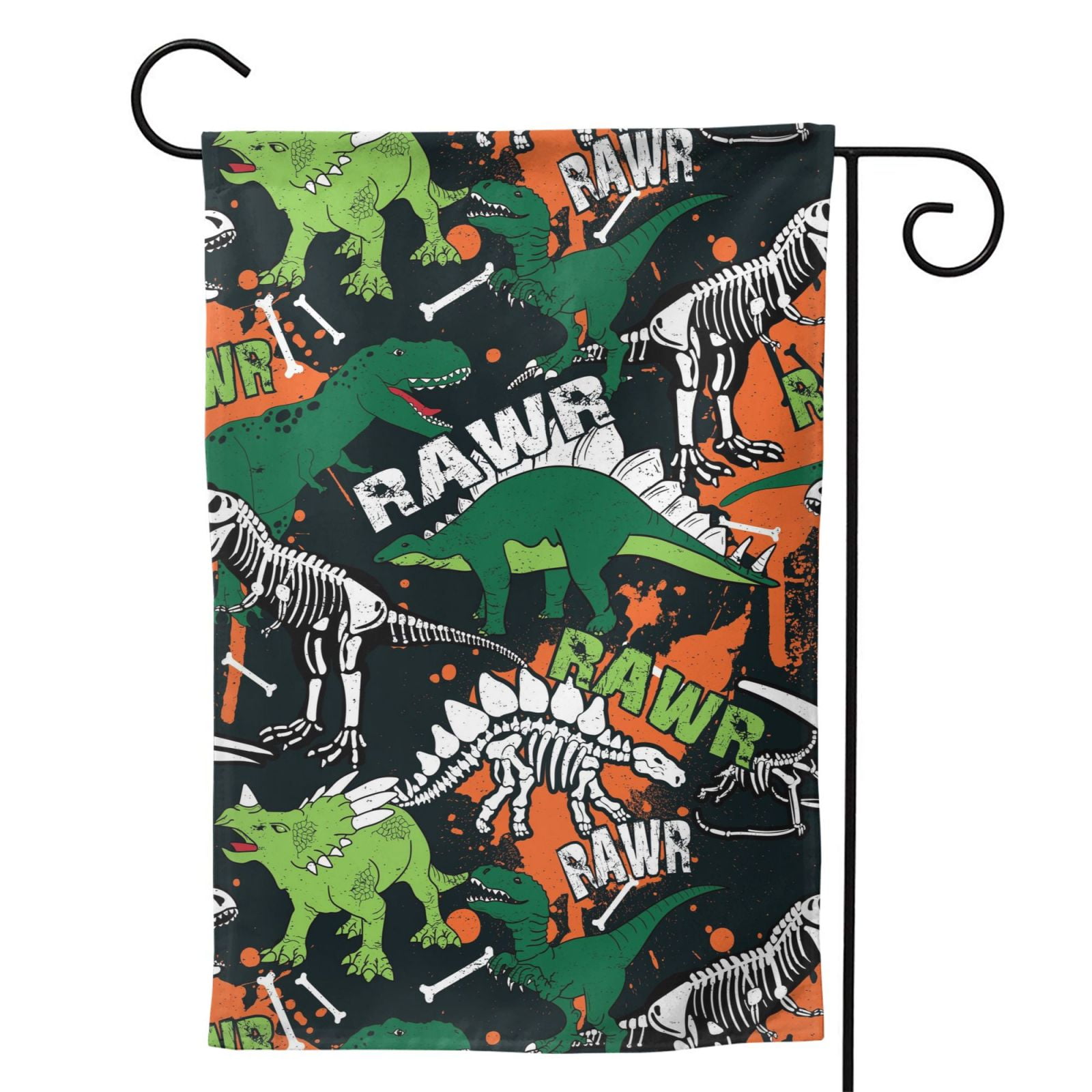 Sigee Dinosaur Skeleton for Live Happy Decorative Small Garden Flag ...