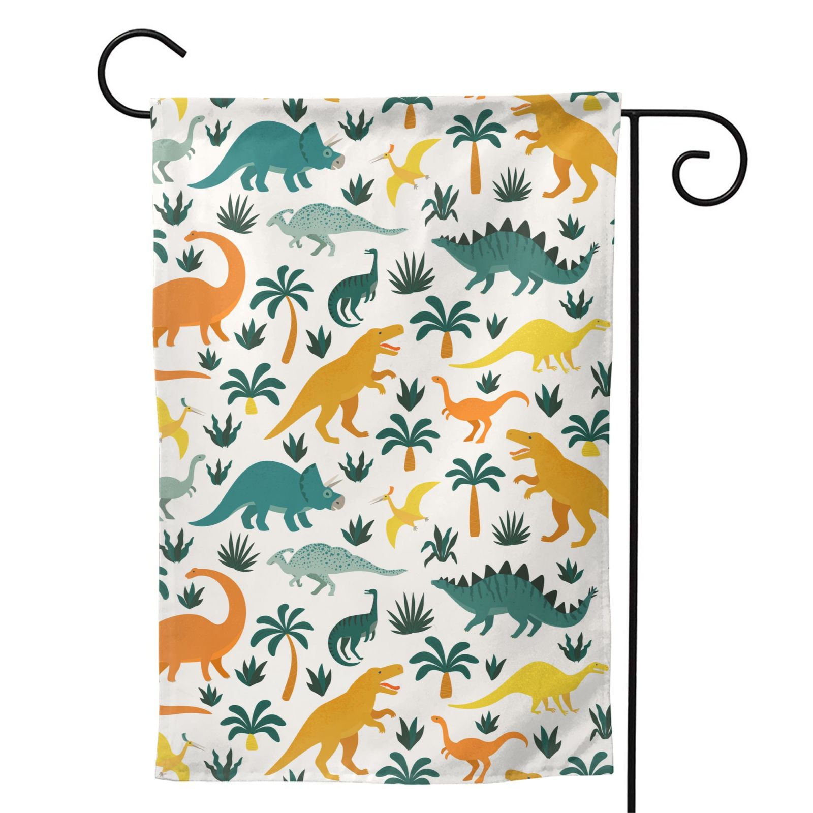 Sigee Dinosaurs and Tropical Leaves for Live Happy Decorative Small ...