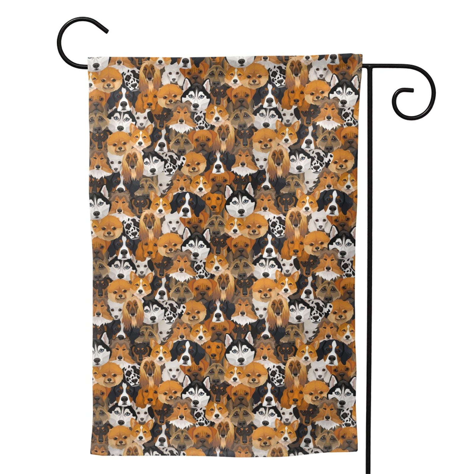 Sigee Dogs Different Breeds for Live Happy Decorative Small Garden Flag ...