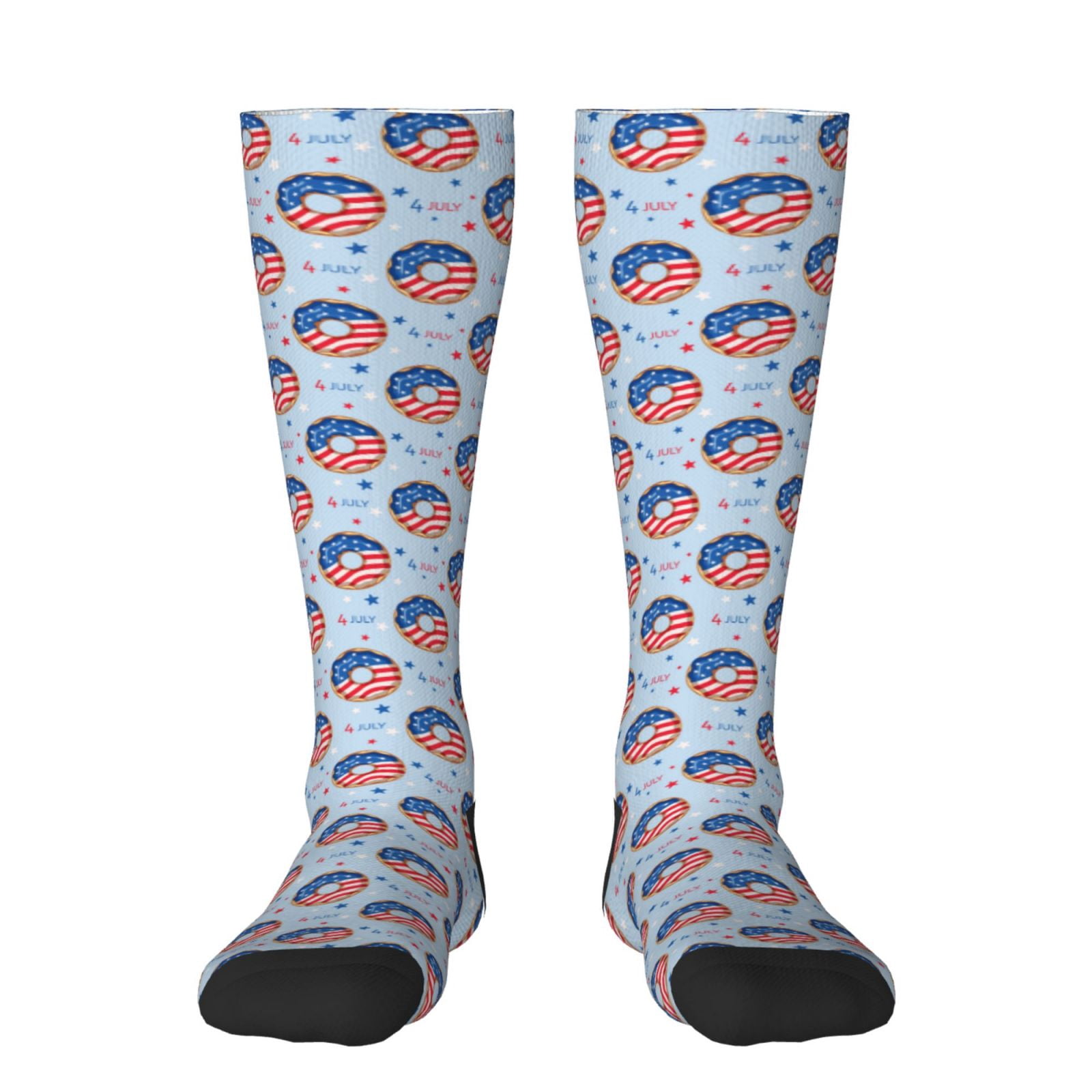 Sigee Donut With The Usa Fag For Socks For Men Women Ts For Him