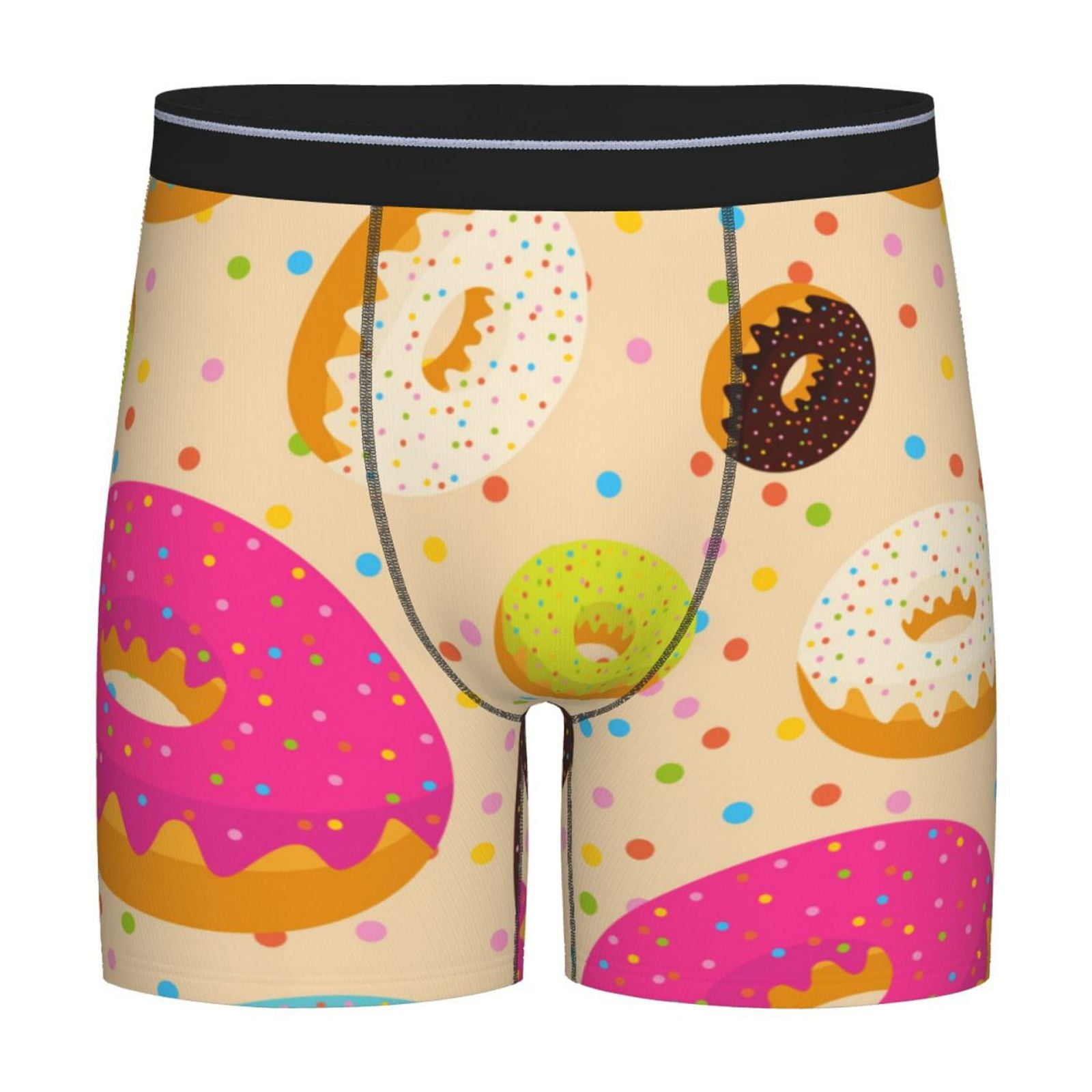 Sigee Donuts for Men's Boxer Briefs,Moisture Wicking and Breathable ...
