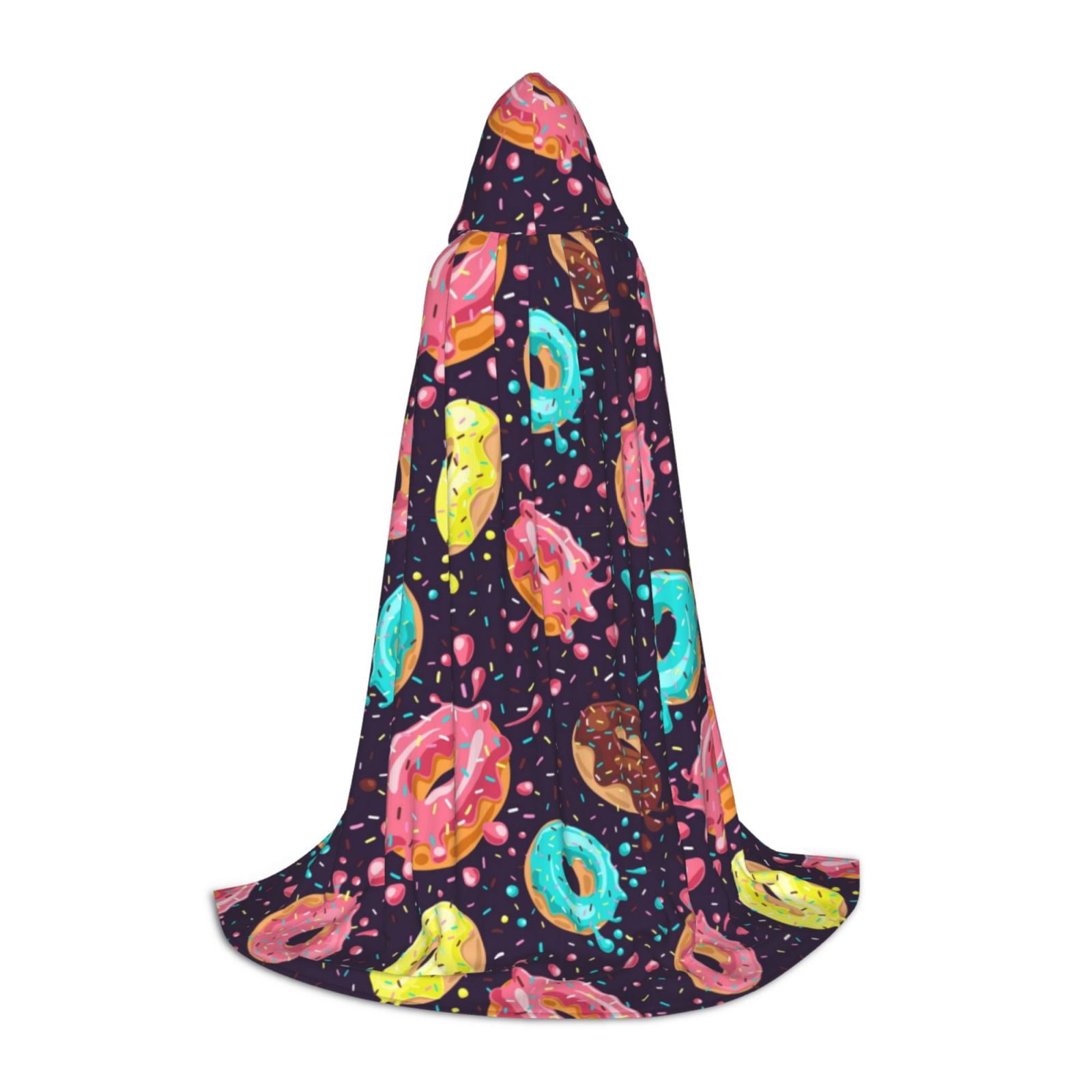 Sigee Donuts1 for Hooded Cape For Teenagers Hood Halloween Cloak Unisex ...