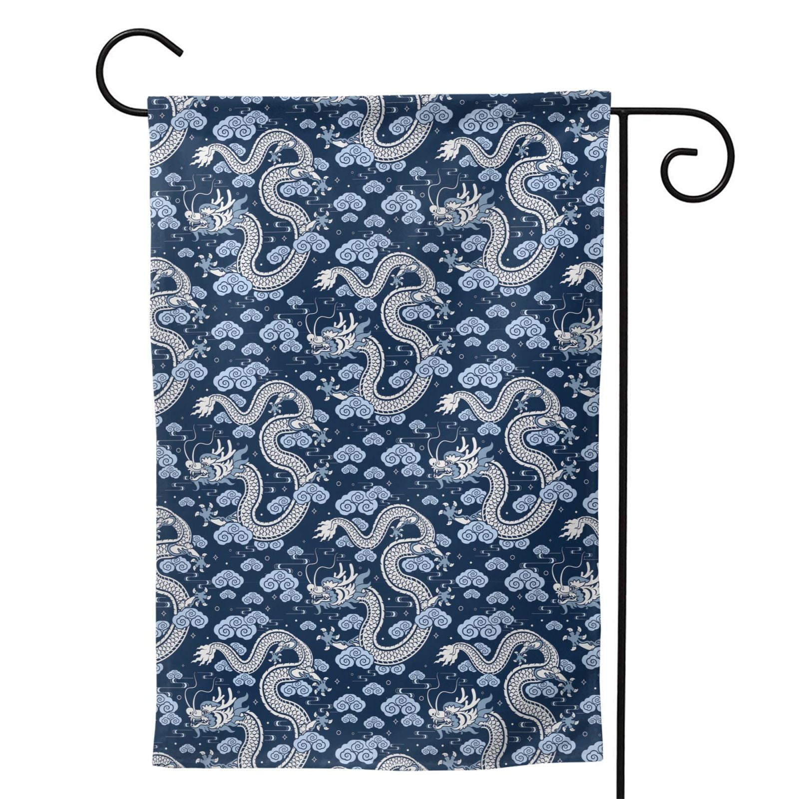 Sigee Dragons for Live Happy Decorative Small Garden Flag,Double Sided ...