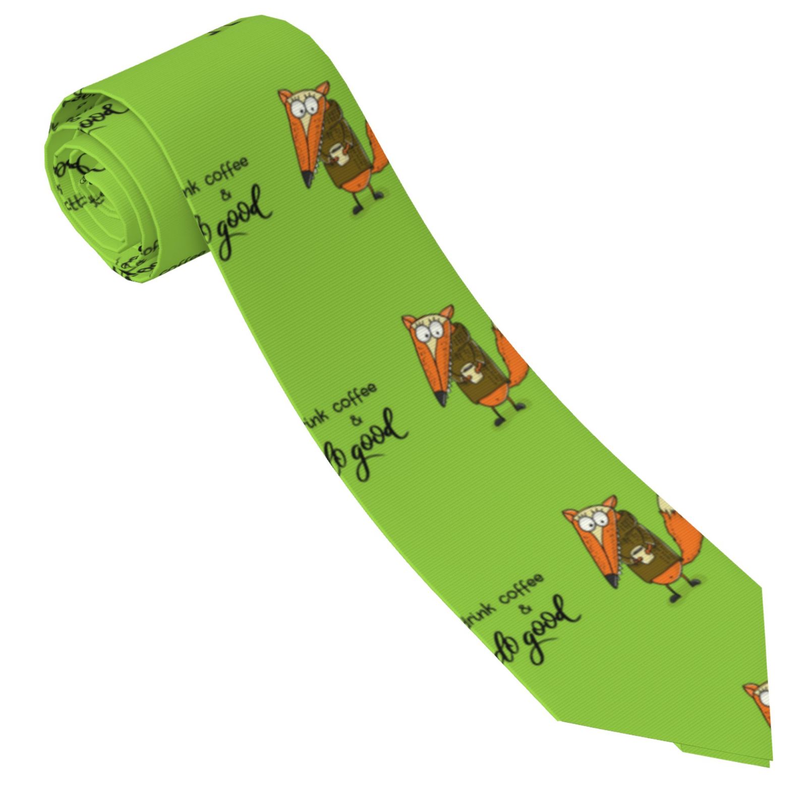 Sigee Drink Coffee And Do Good for Elegant Men's Necktie,Classic Tie ...