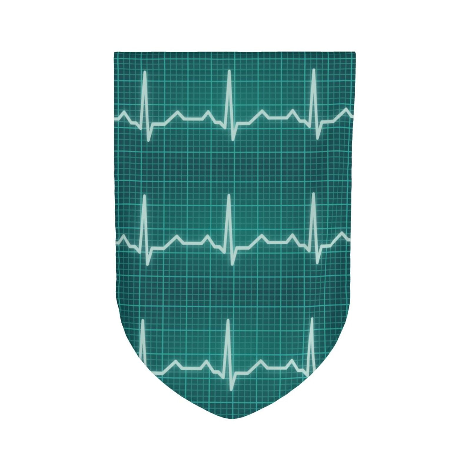 Sigee ECG Wave Printed Flag12.5 * 18in Outdoor Yard Flags For Garden ...