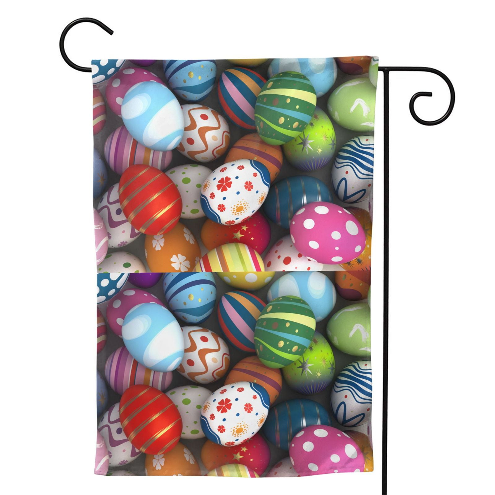 Sigee Easter Egg for Live Happy Decorative Small Garden Flag,Double ...