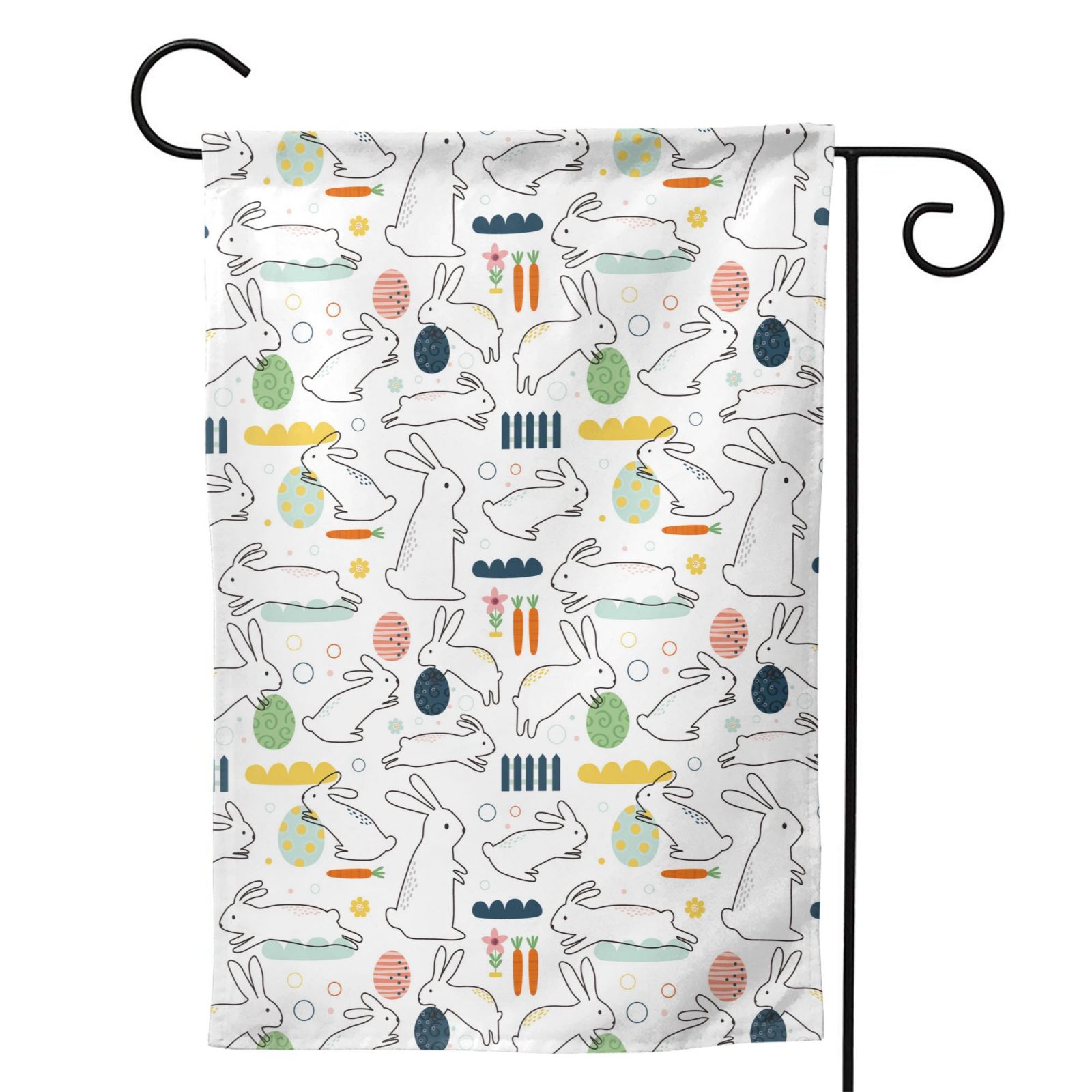 Sigee Easter Rabbit for Live Happy Decorative Small Garden Flag,Double ...