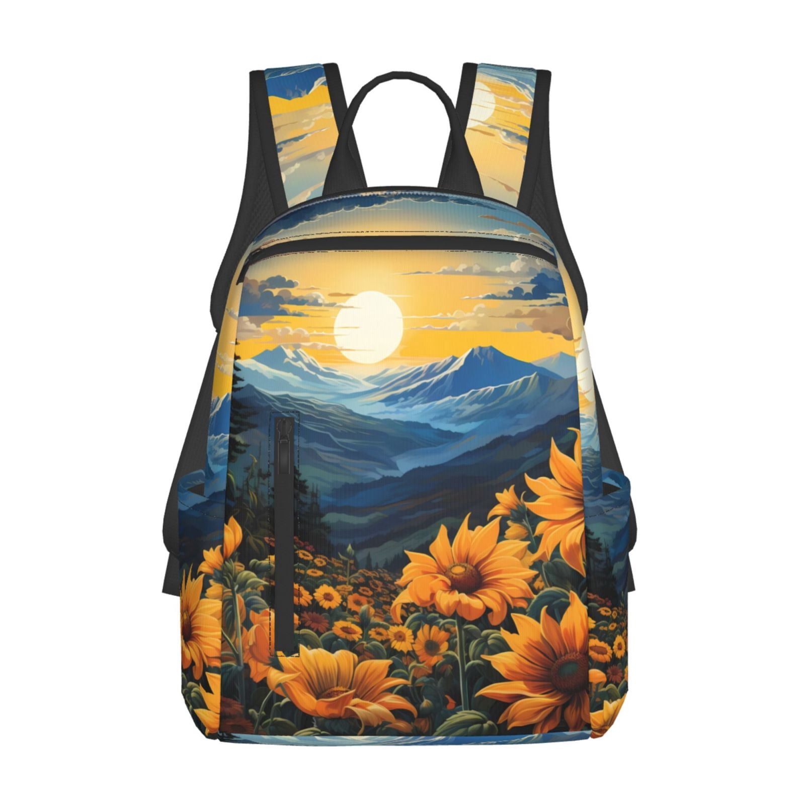 Sigee Elegant Sunset Sunflower for Lightweight Backpack for Hiking ...