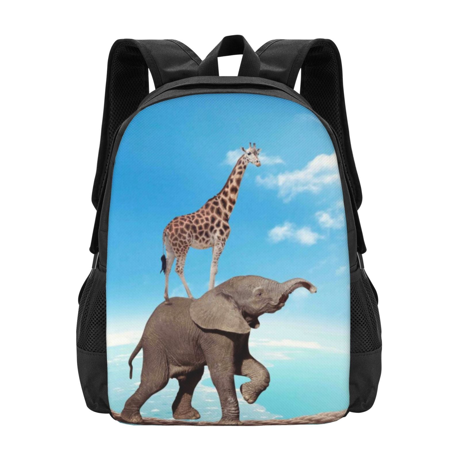 Sigee Elephant Giraffe for Simple large capacity backpack Travel Laptop ...
