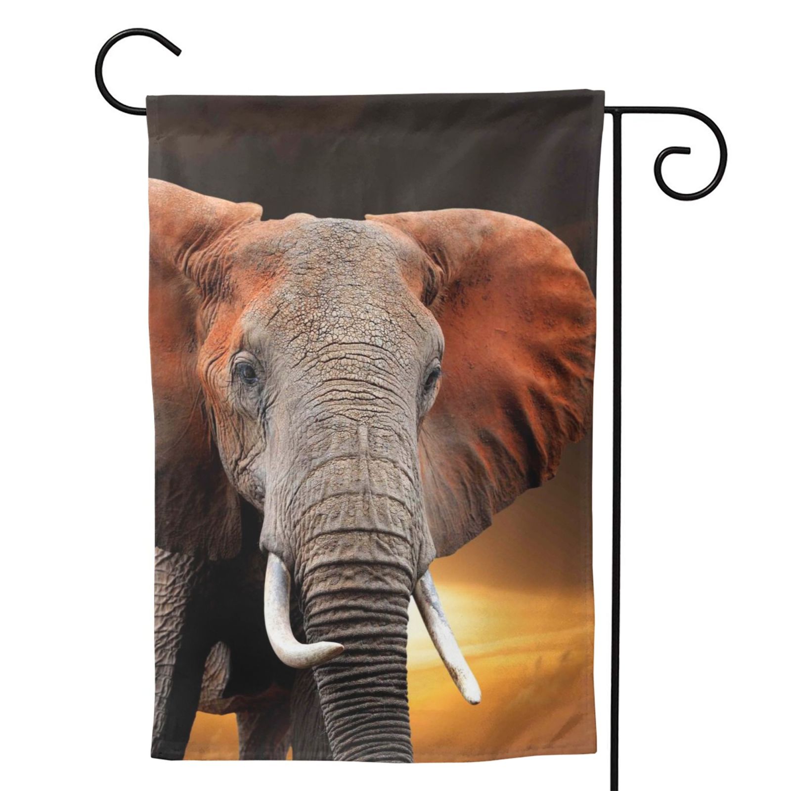 Sigee Elephant Sunset in Kenya for Live Happy Decorative Small Garden ...